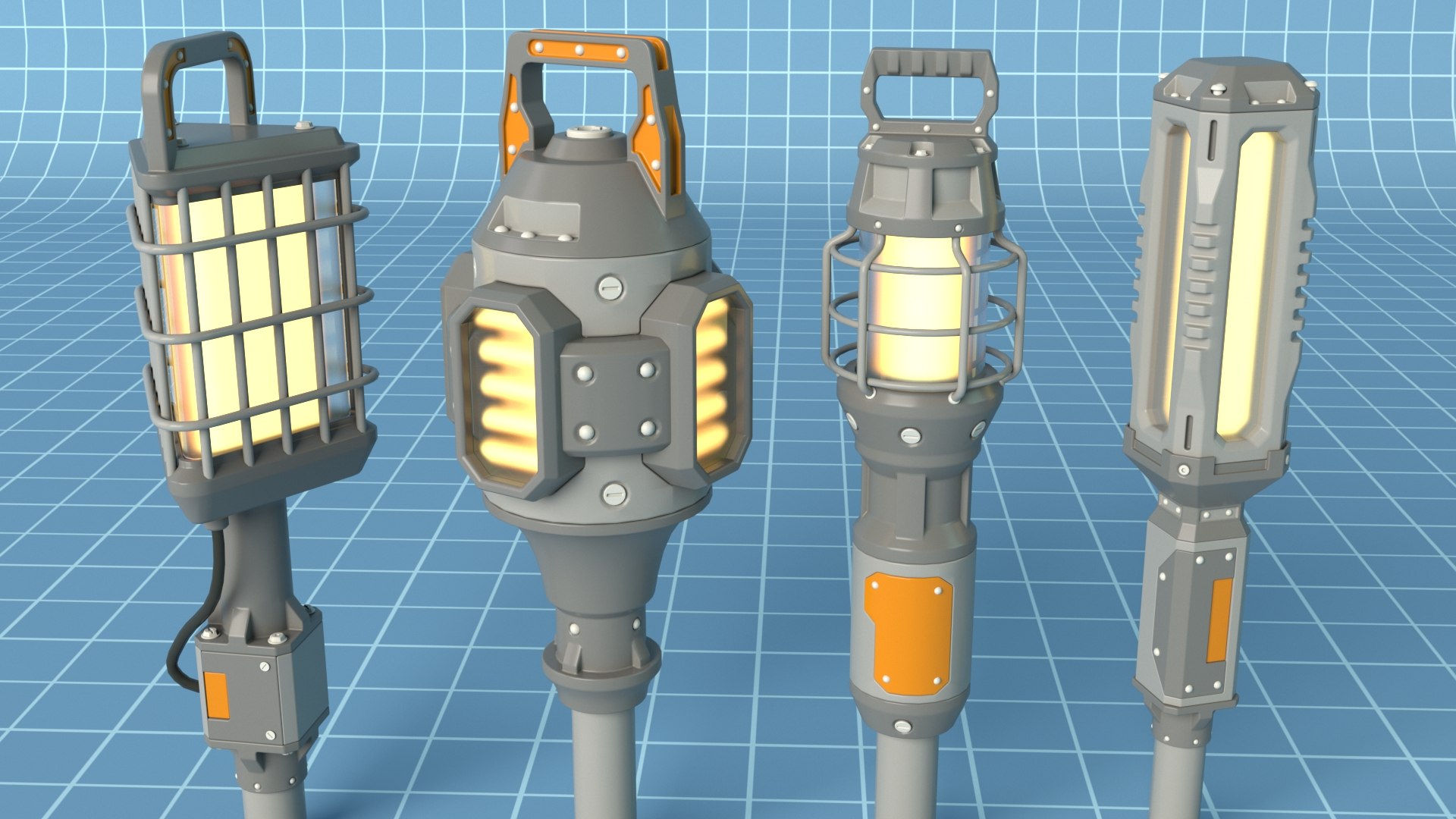 Industrial Kitbash - 12 - 100 Pieces 3D Model - TurboSquid 2174408