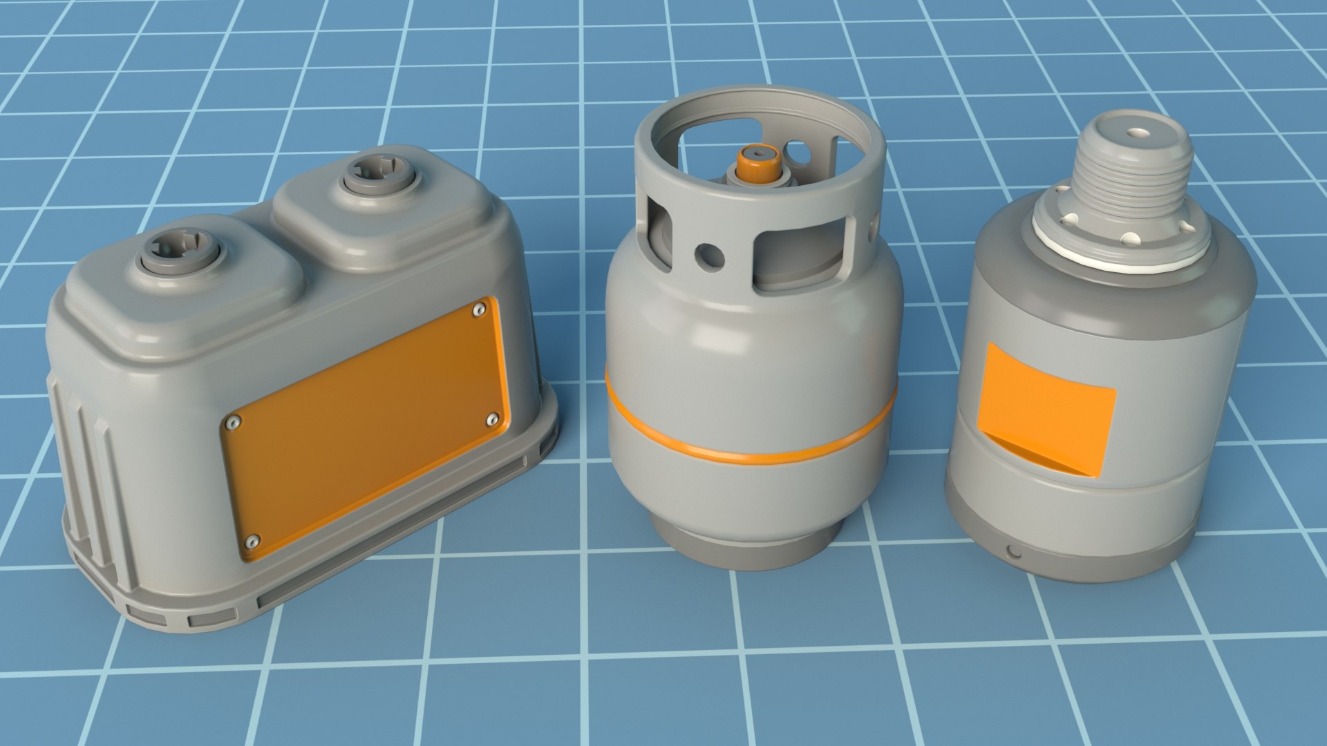 Industrial Kitbash - 12 - 100 Pieces 3D Model - TurboSquid 2174408