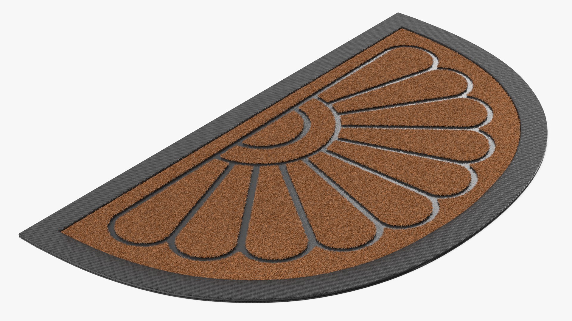 3D Brown Arched Door Mat Fur - TurboSquid 2135045