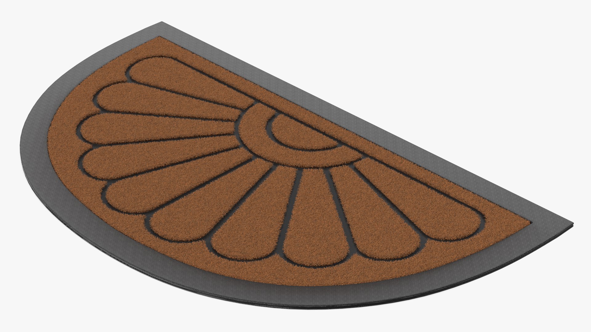 3D Brown Arched Door Mat Fur - TurboSquid 2135045