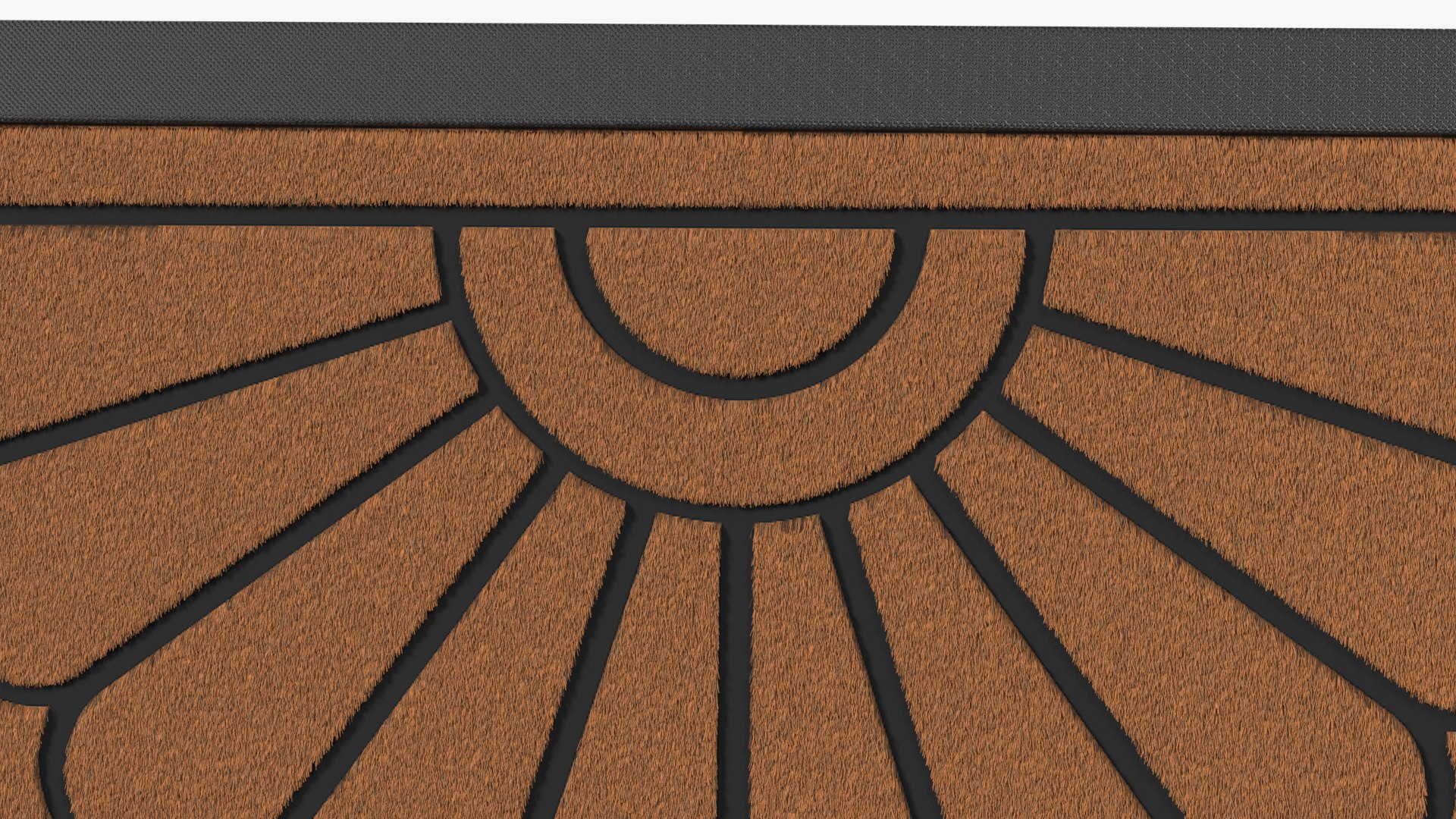 3D Brown Arched Door Mat Fur - TurboSquid 2135045