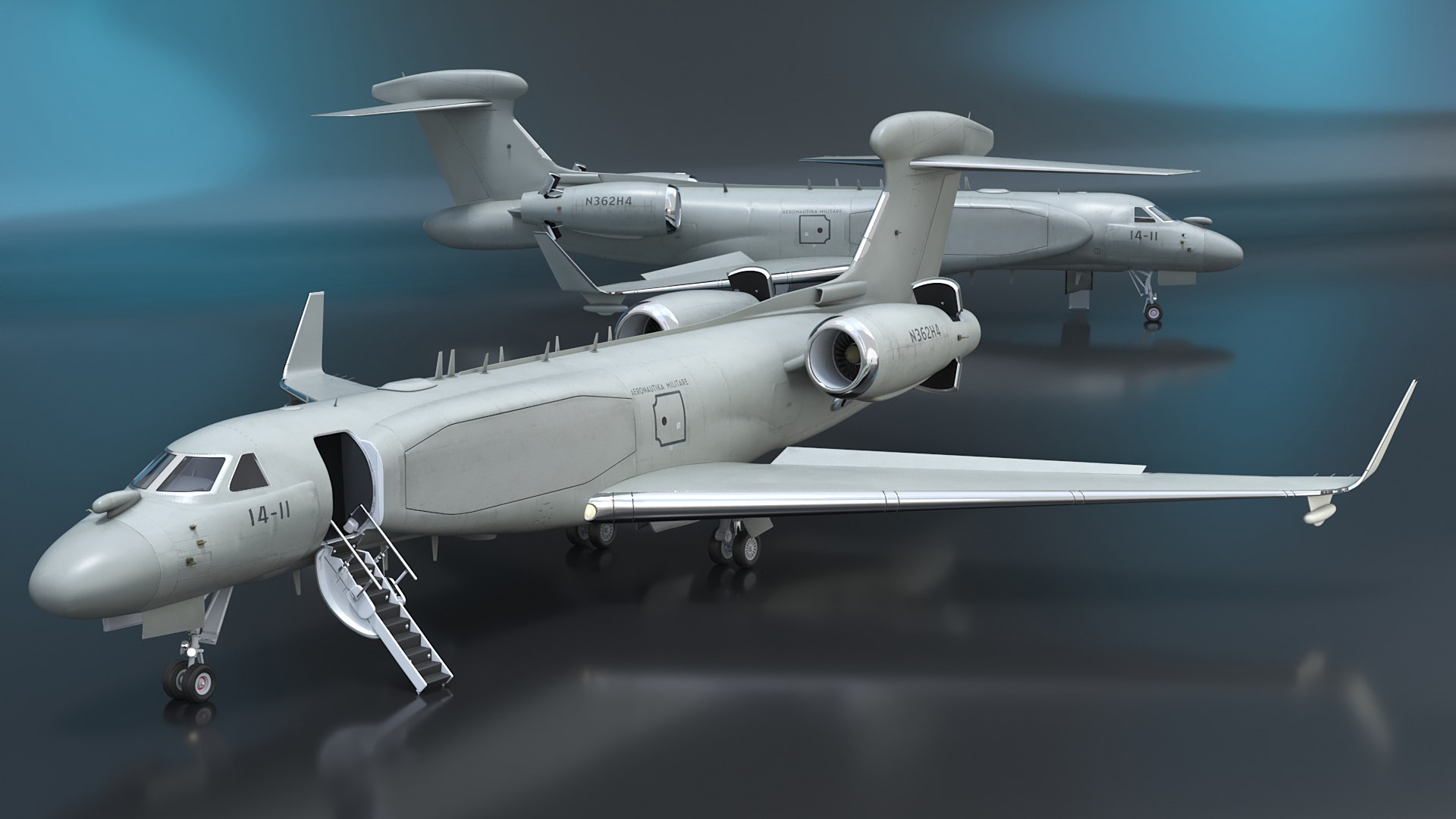 3D Model Gulfstream G550 CAEW - TurboSquid 2325227