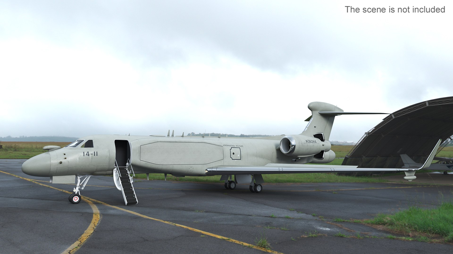 3D Model Gulfstream G550 CAEW - TurboSquid 2325227