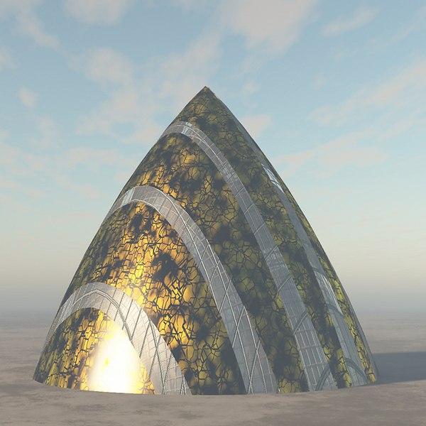 Alien building 3D model - TurboSquid 1454032