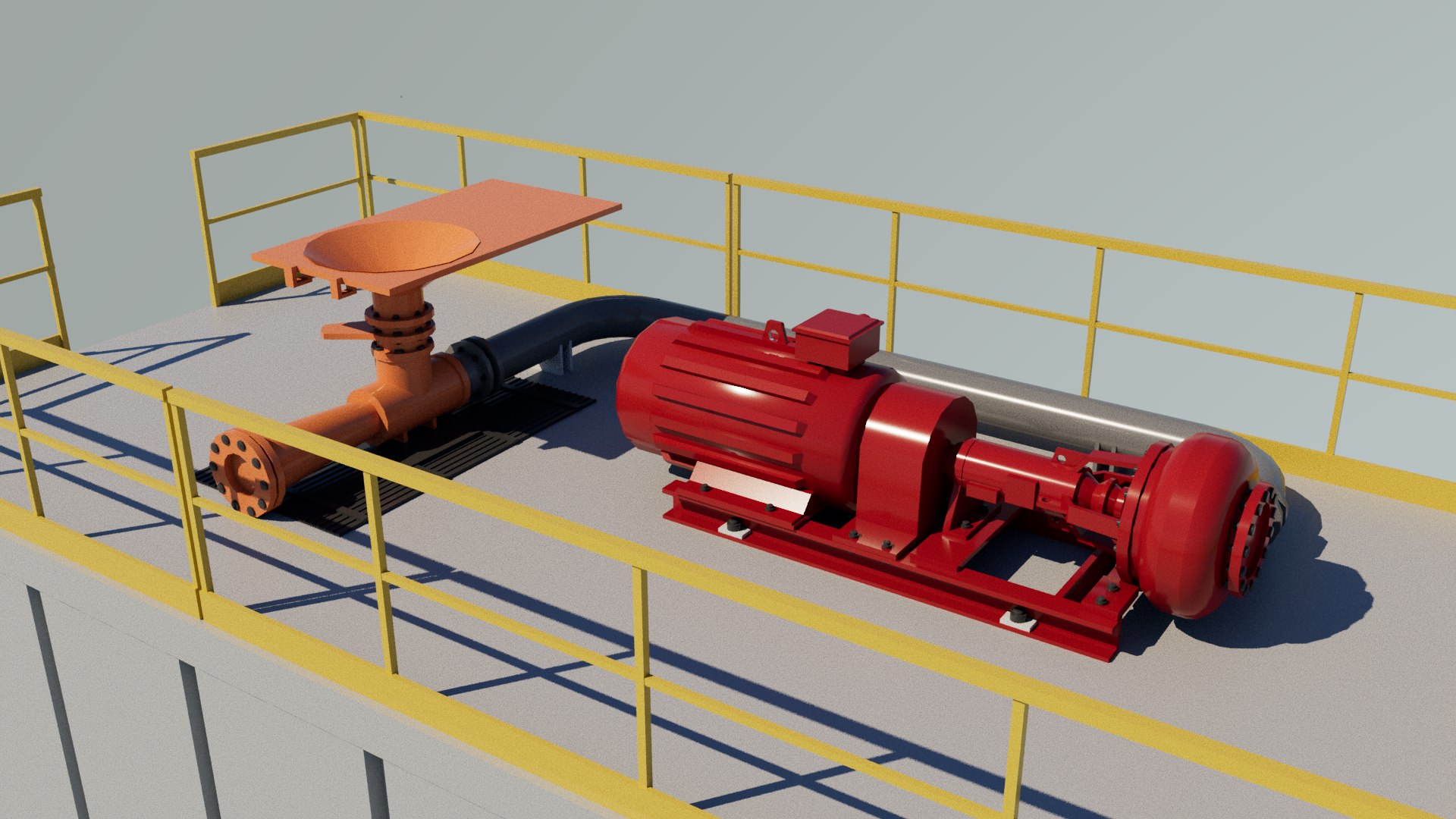 3D Model Jet Mud Mixer - TurboSquid 2140919