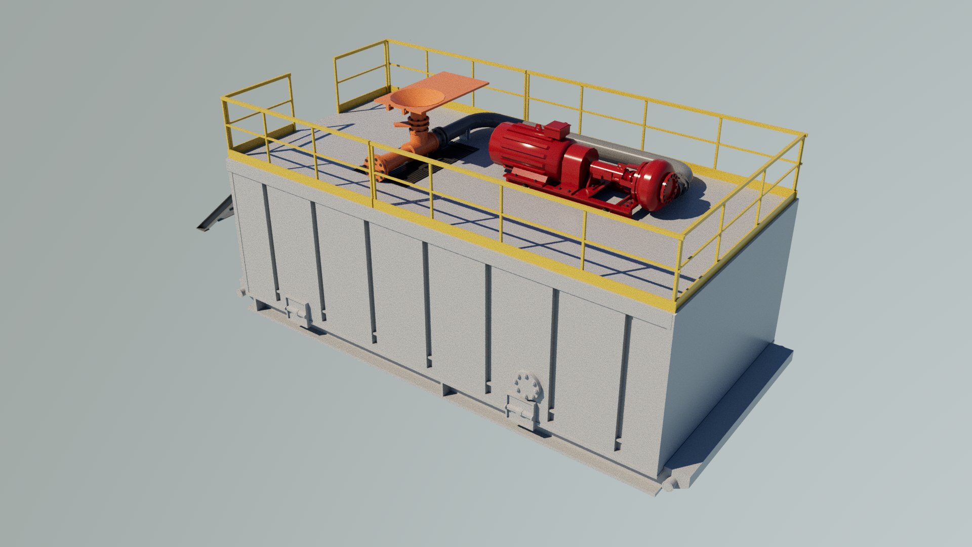 3D Model Jet Mud Mixer - TurboSquid 2140919
