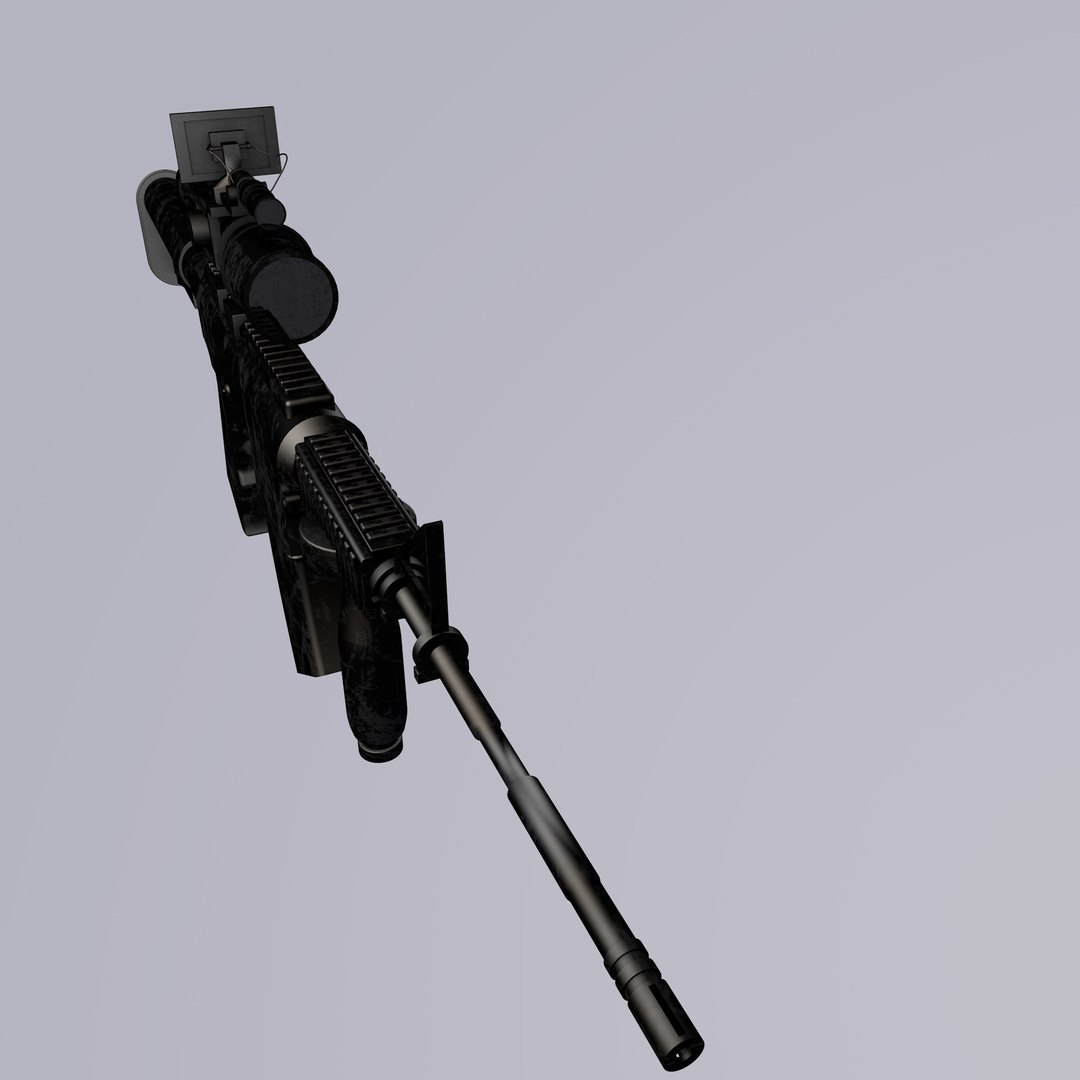 3D Machine Gun - TurboSquid 1288227