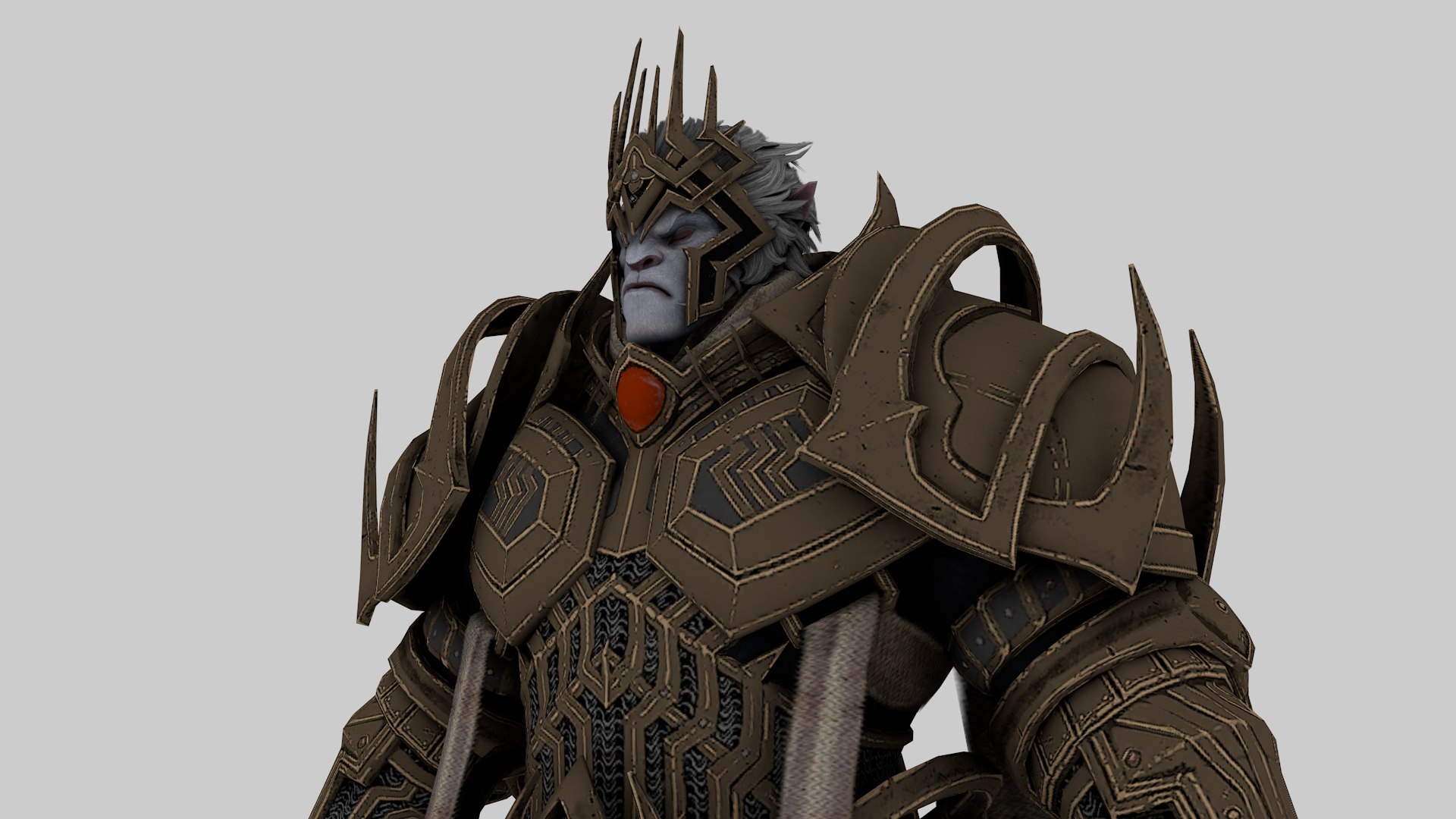 Ancient Warrior King 3D Model 3D Model - TurboSquid 2371800