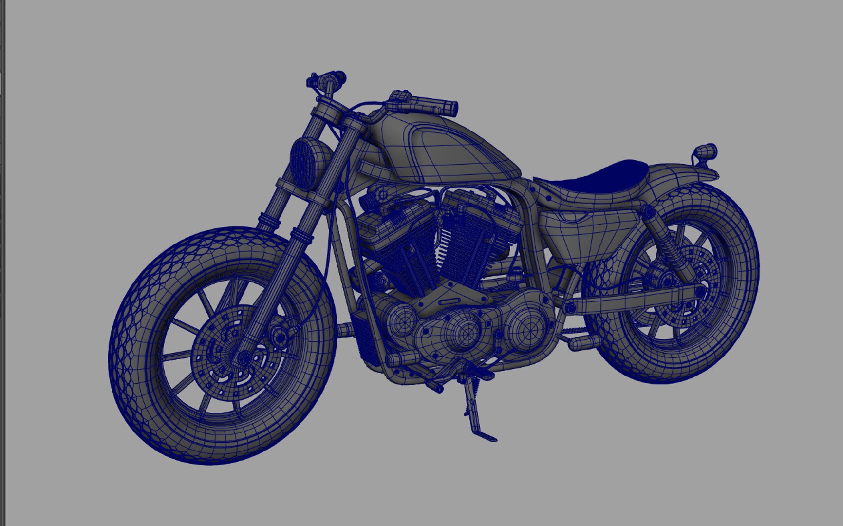 3d custom harley davidson sportser