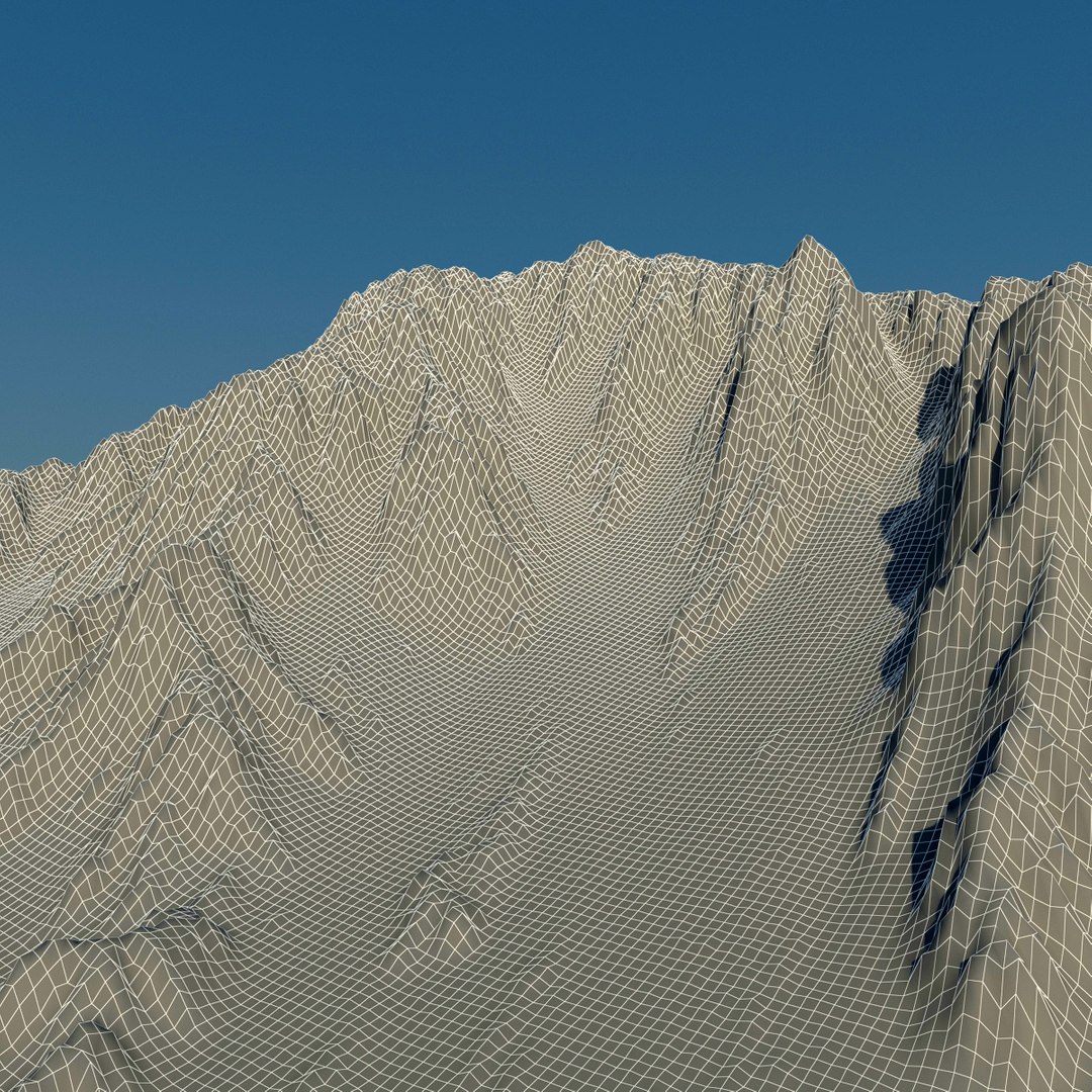mountain terrain 3d max