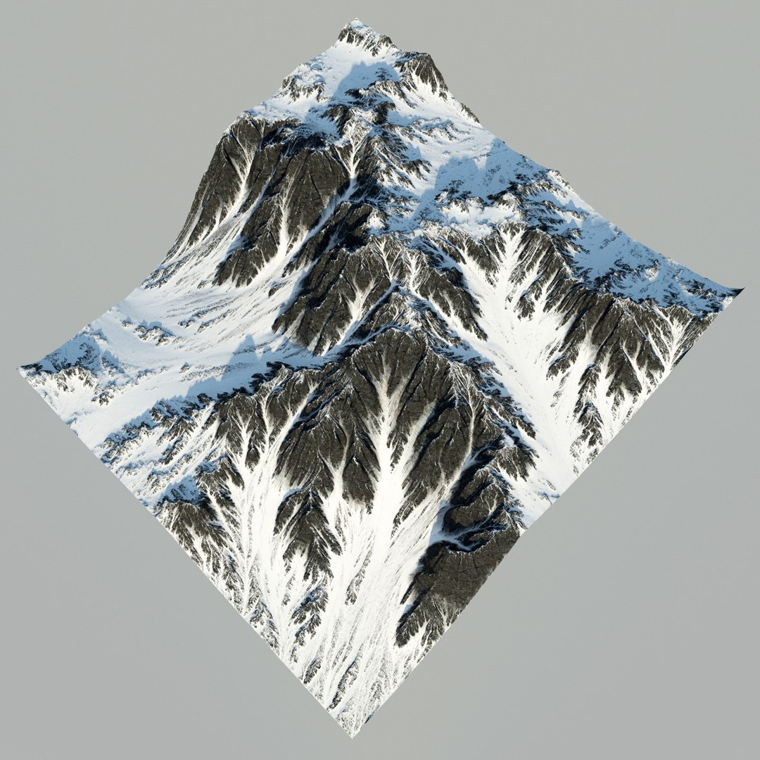 mountain terrain 3d max