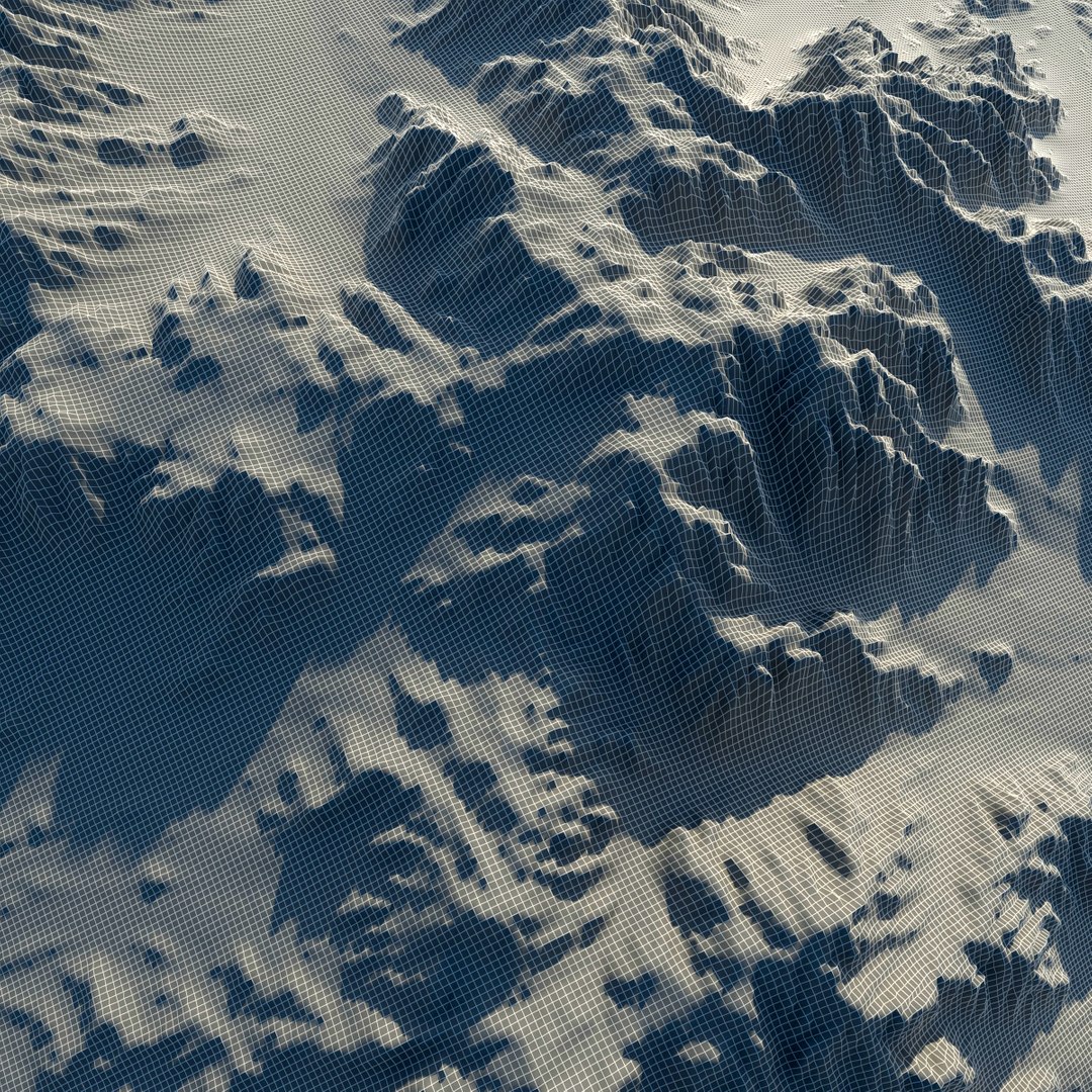 mountain terrain 3d max
