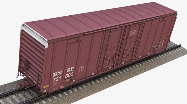 3D big locomotives car rail model - TurboSquid 1539485