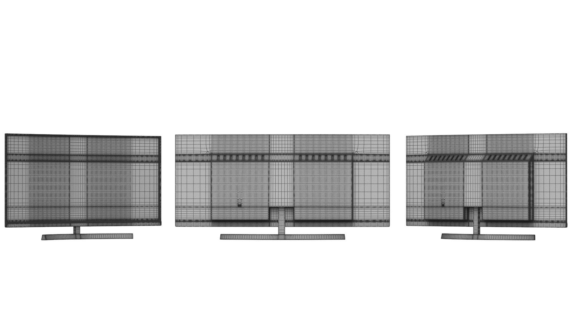 Curved Smart TV 3D Model - TurboSquid 2298257