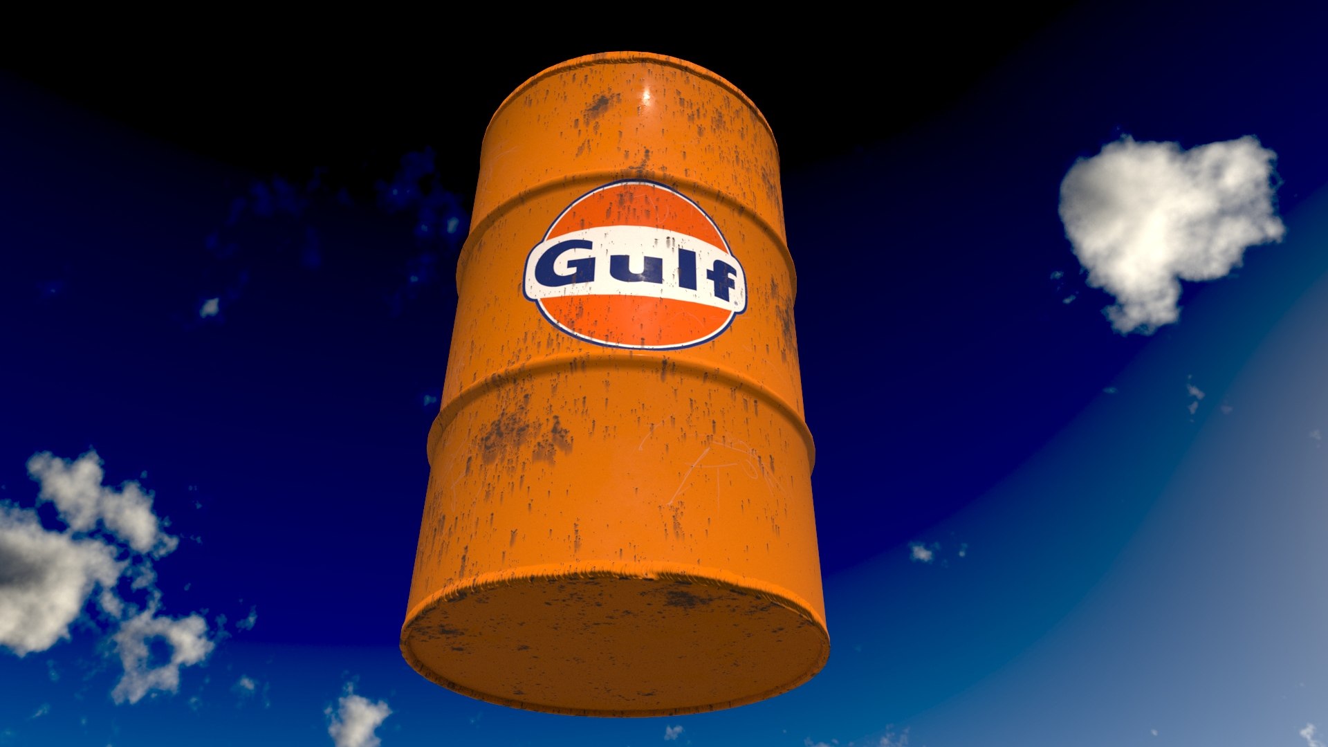 Barrel Gulf Oil Model - TurboSquid 1487724