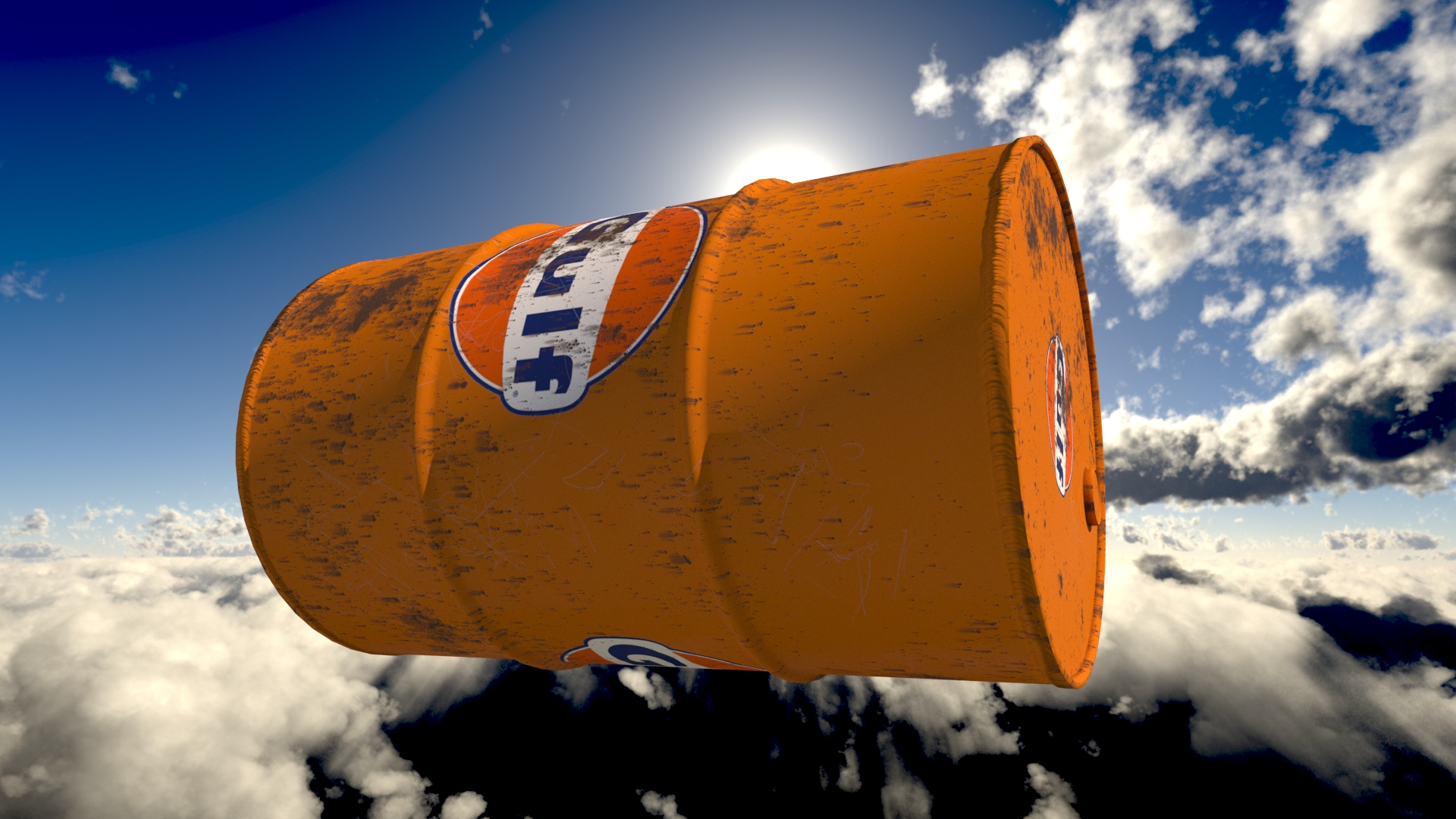 Barrel Gulf Oil Model - TurboSquid 1487724