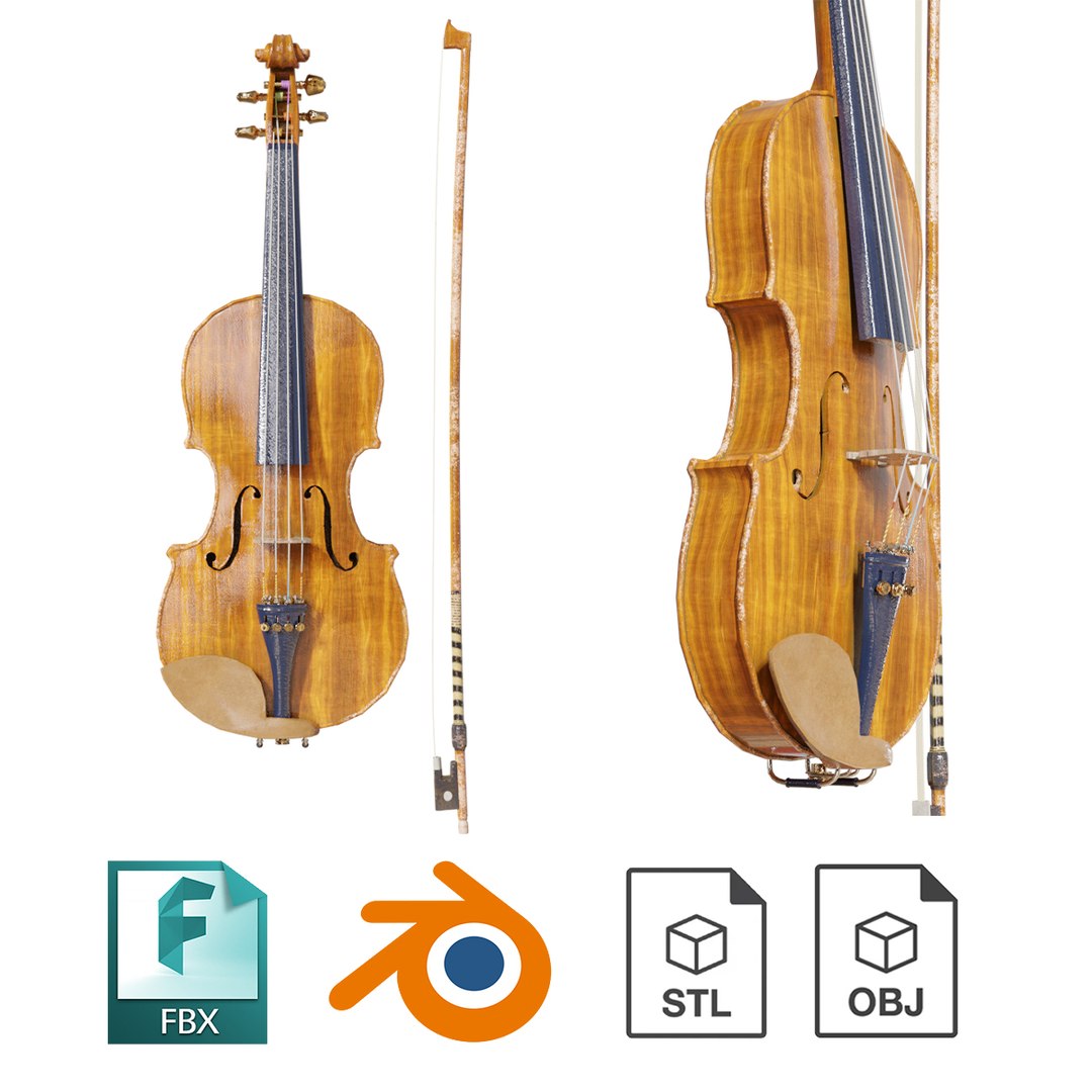 Violin Model - TurboSquid 1951229