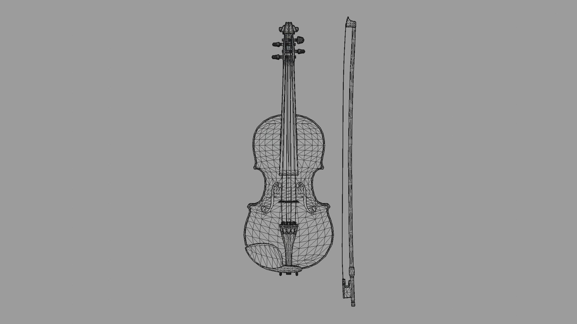 Violin Model - TurboSquid 1951229