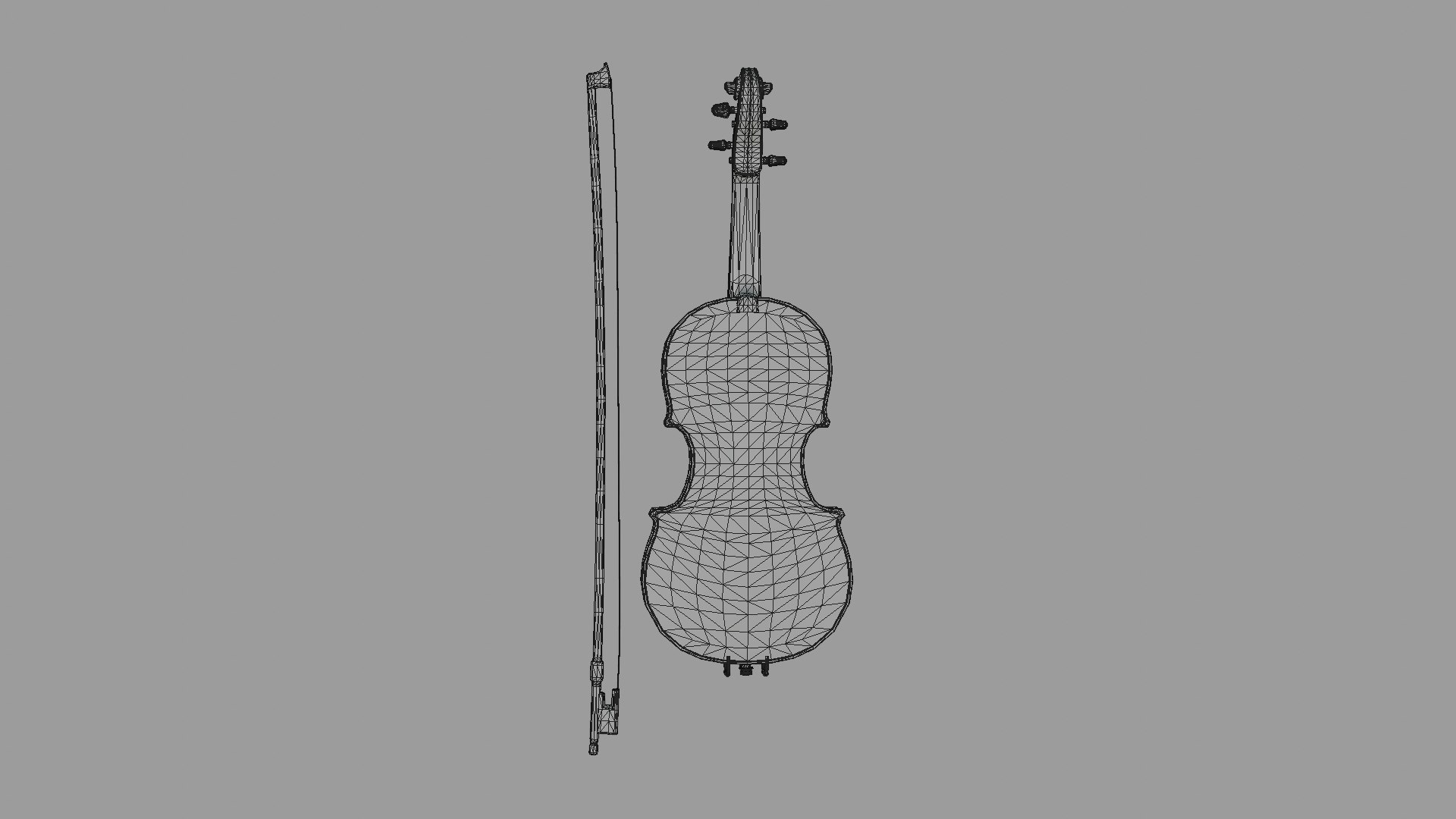 Violin Model - TurboSquid 1951229