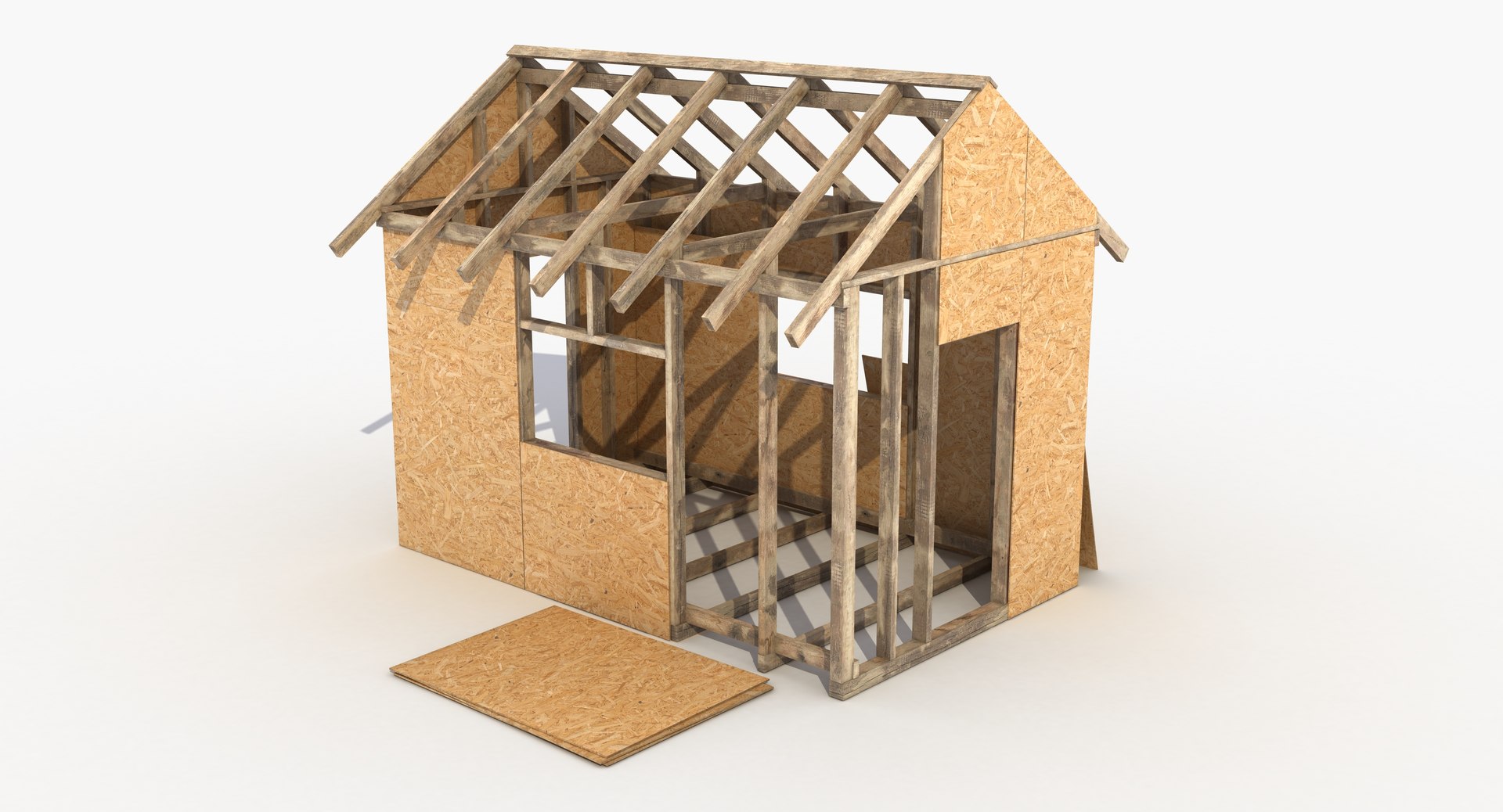 Frame House 3 3D Model - TurboSquid 2174172