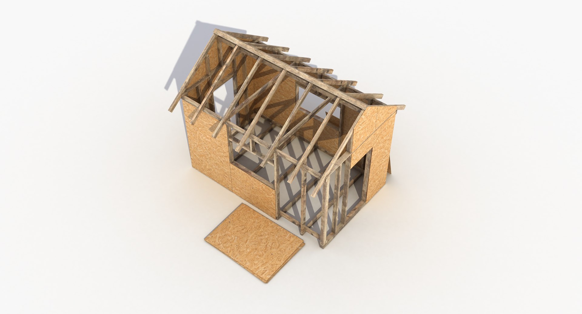 Frame House 3 3D Model - TurboSquid 2174172