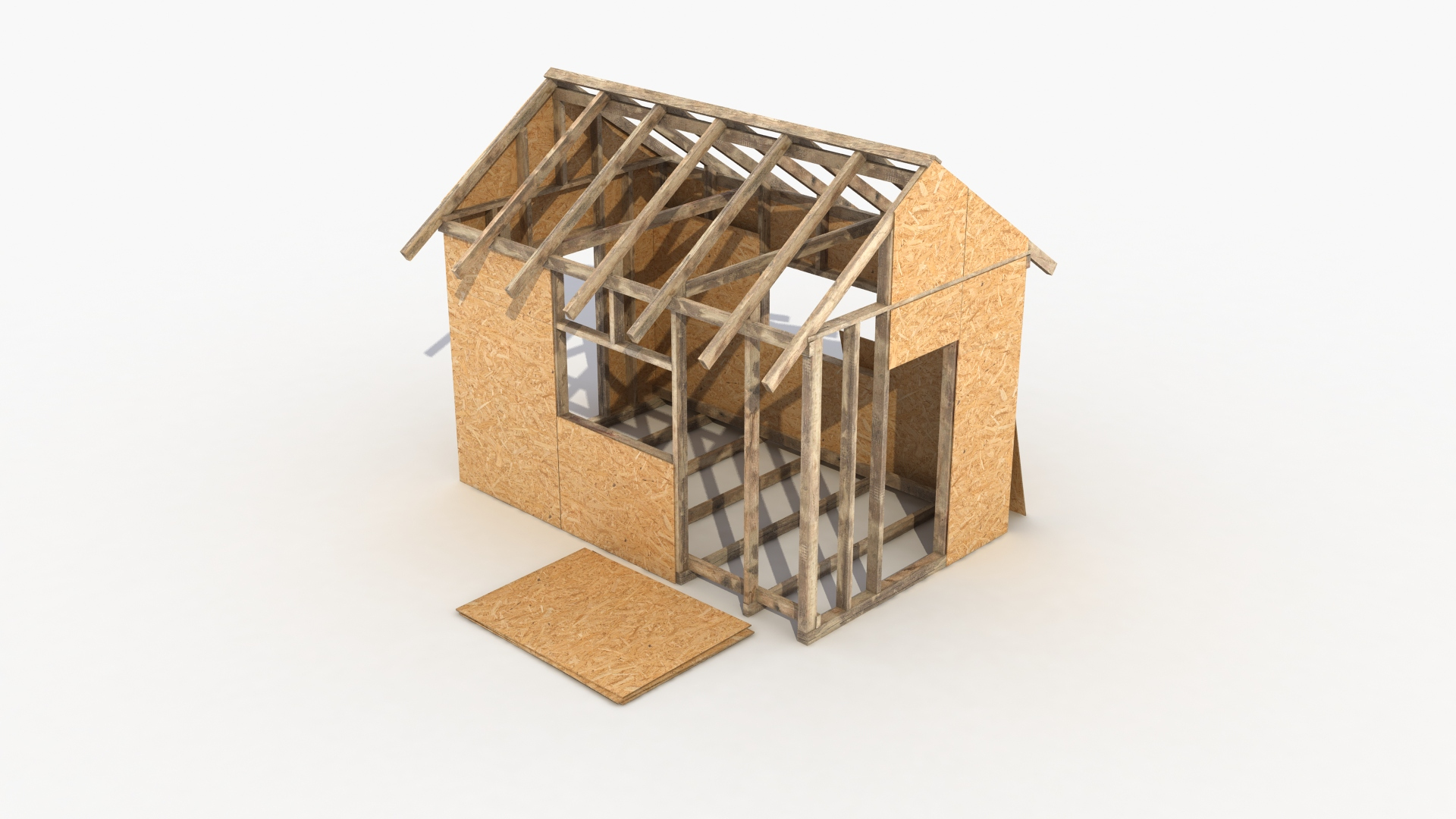Frame House 3 3D Model - TurboSquid 2174172