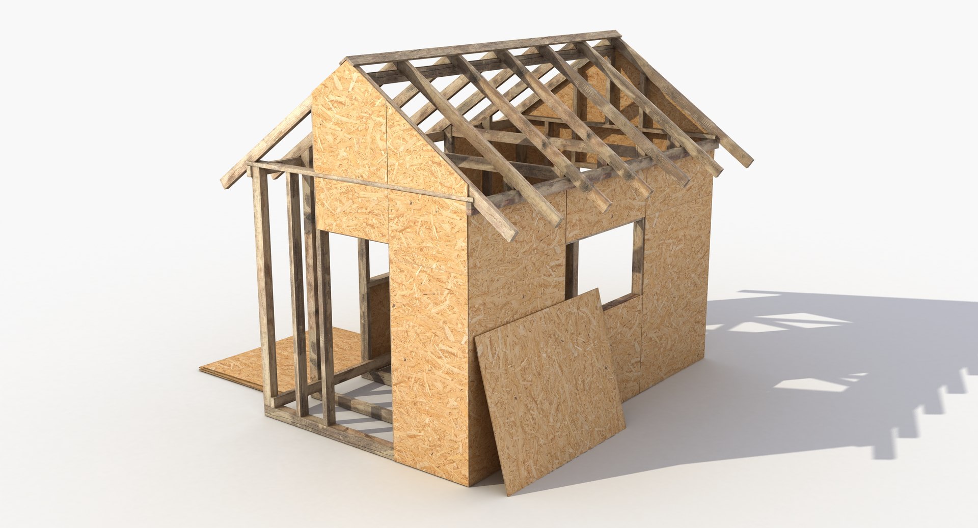 Frame House 3 3D Model - TurboSquid 2174172