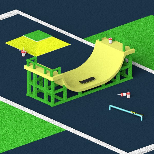 Skateboard skate model - TurboSquid 1325033