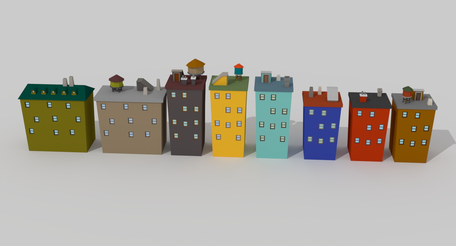 Street Pack Model - TurboSquid 1650434