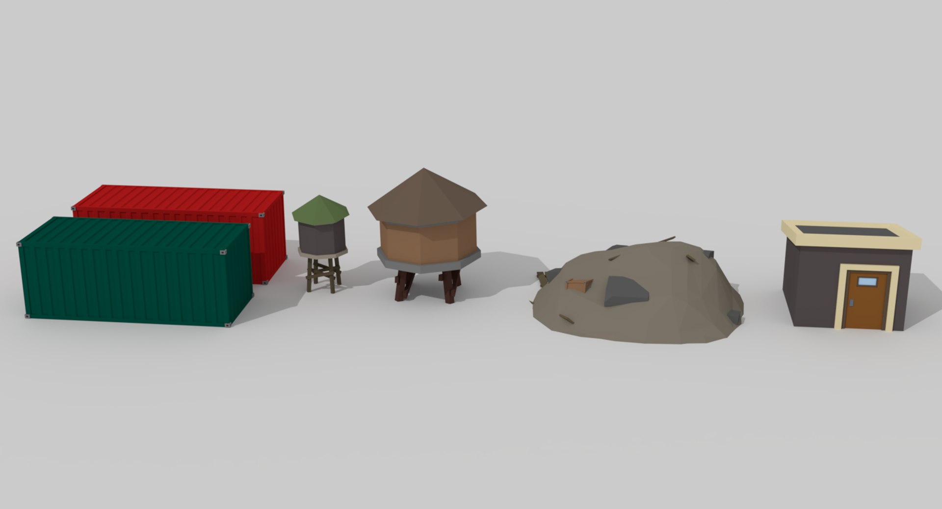 Street Pack Model - TurboSquid 1650434