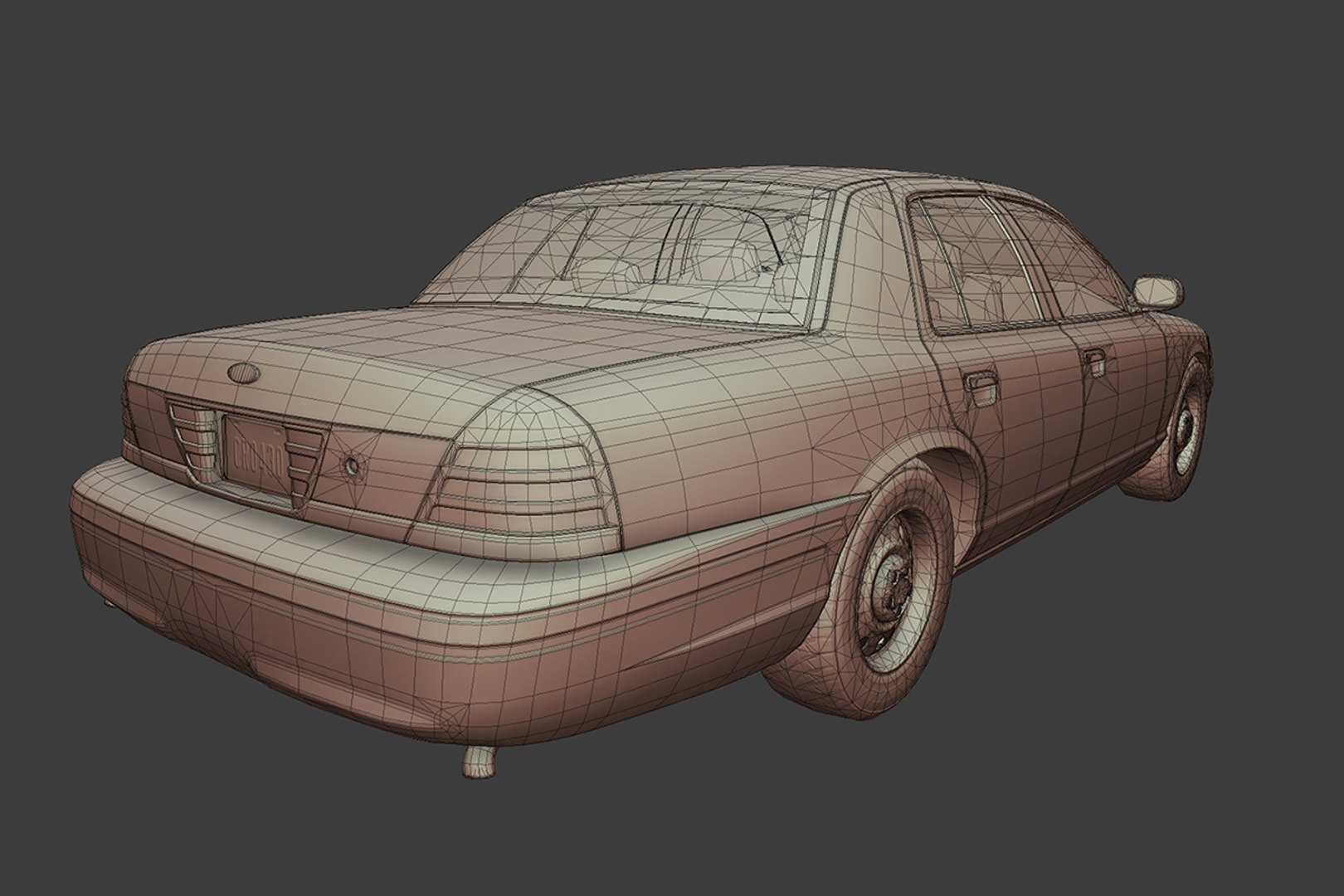Crown Victoria 3D - TurboSquid 1225495