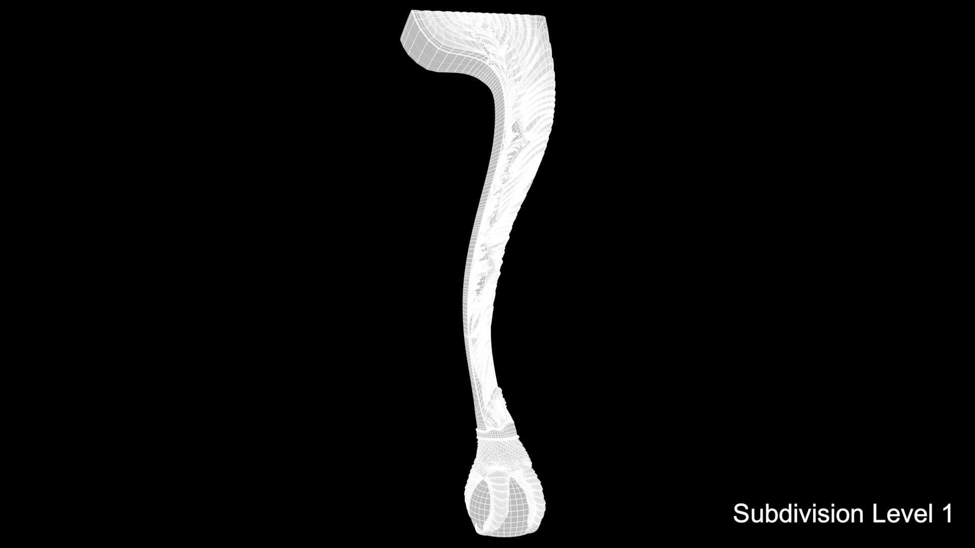 3d Model Leg 08 Nr