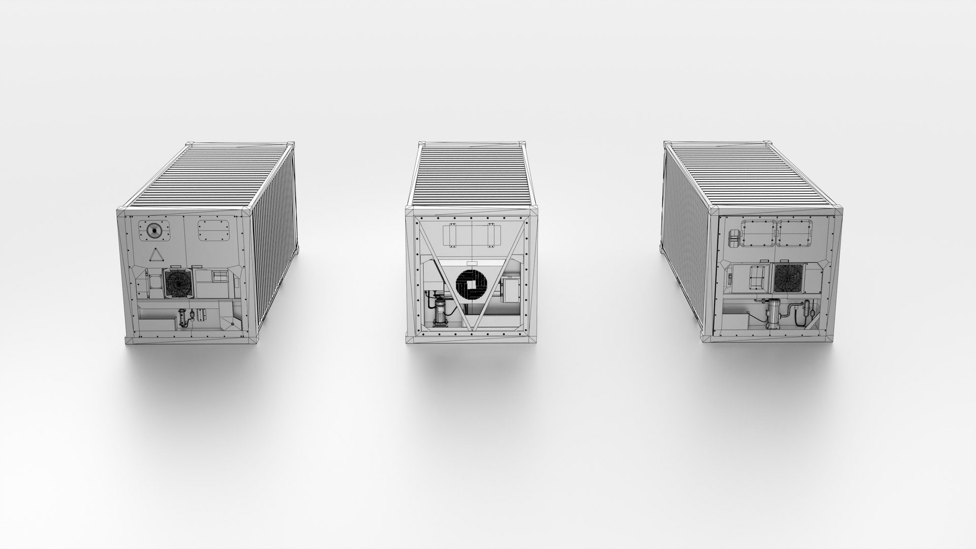 3D Model Refrigerated Reefer Container - TurboSquid 2119283