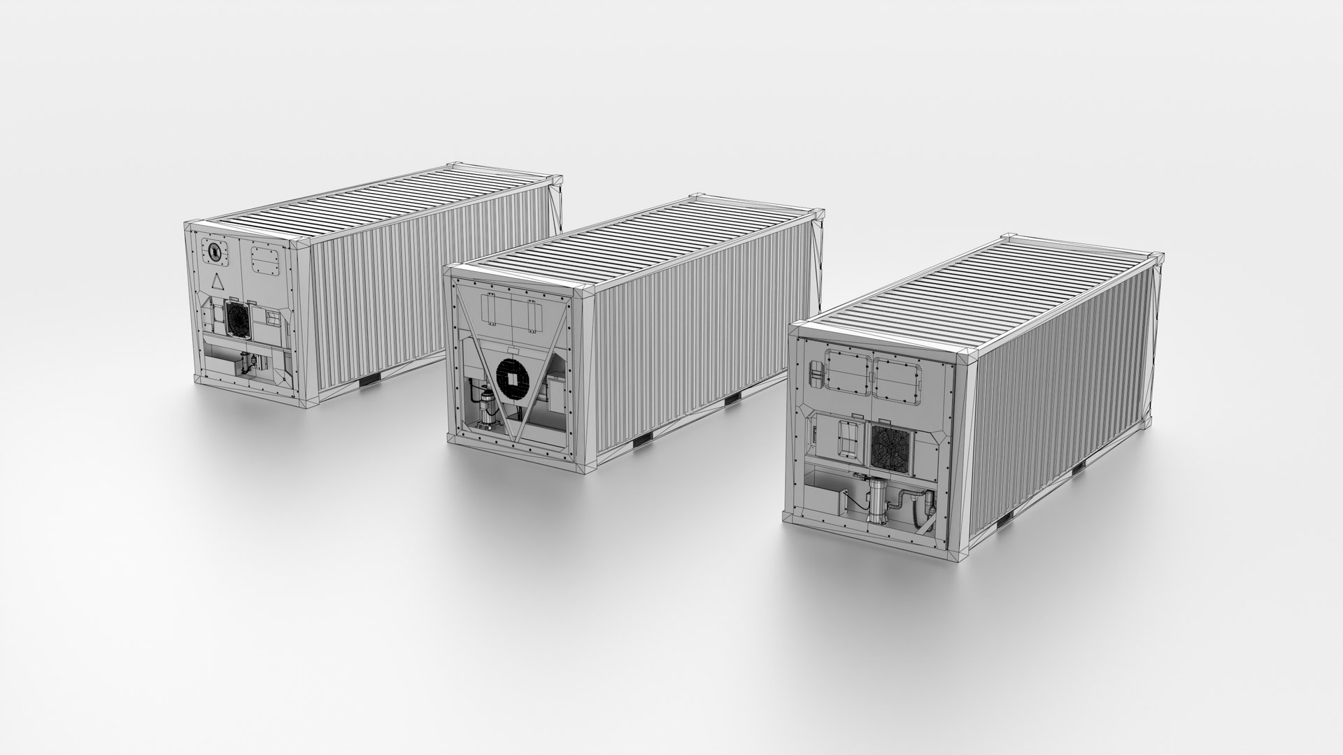 3D Model Refrigerated Reefer Container - TurboSquid 2119283