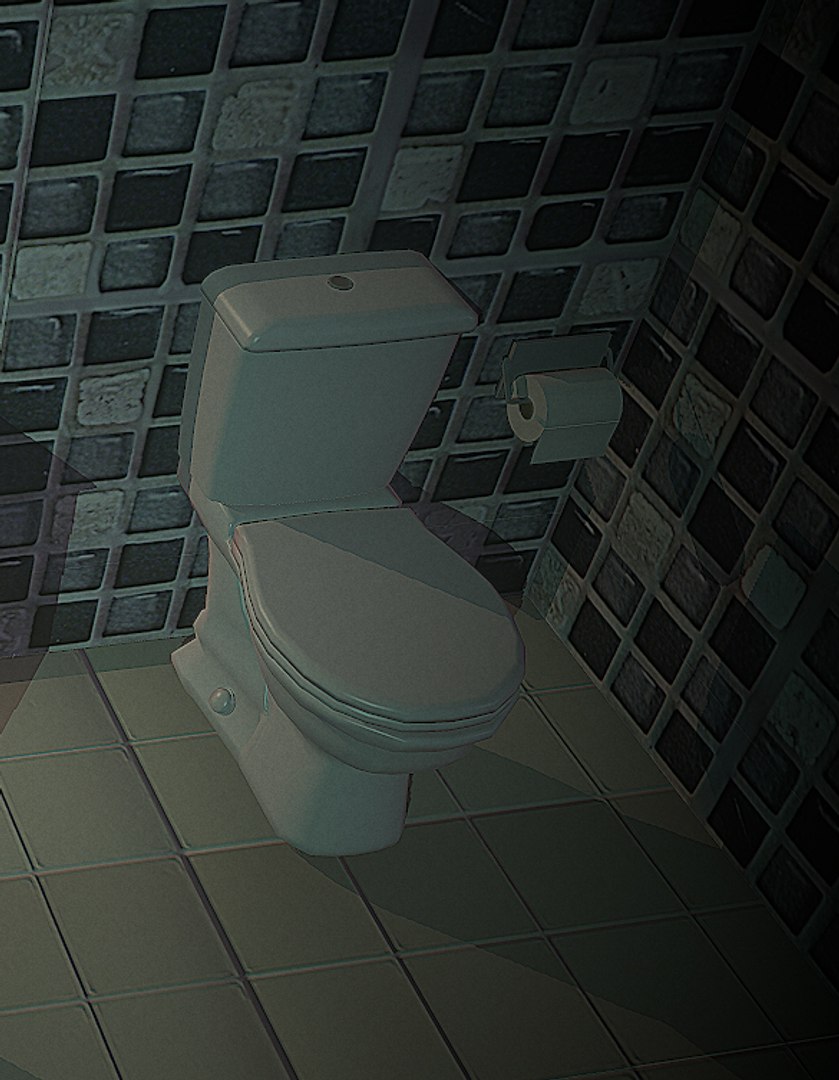 Free Closed Toilet 3d Model