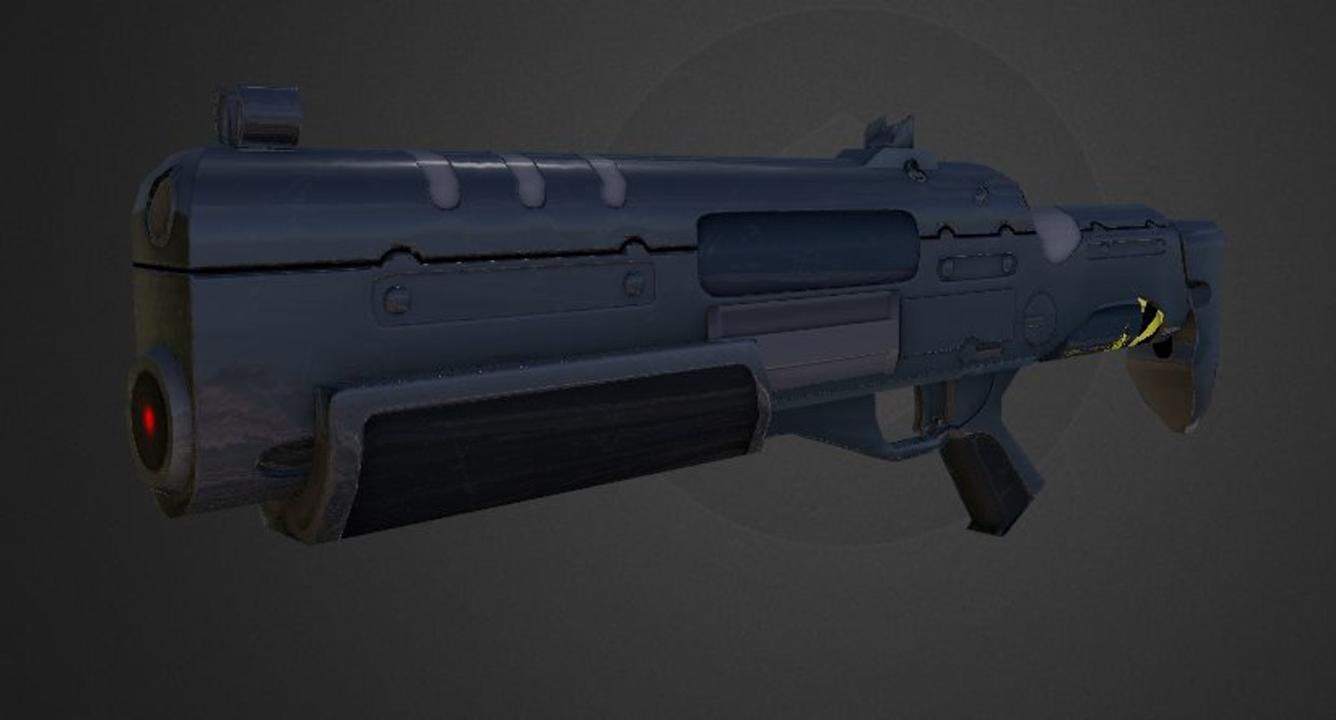 laser rifle 3d model