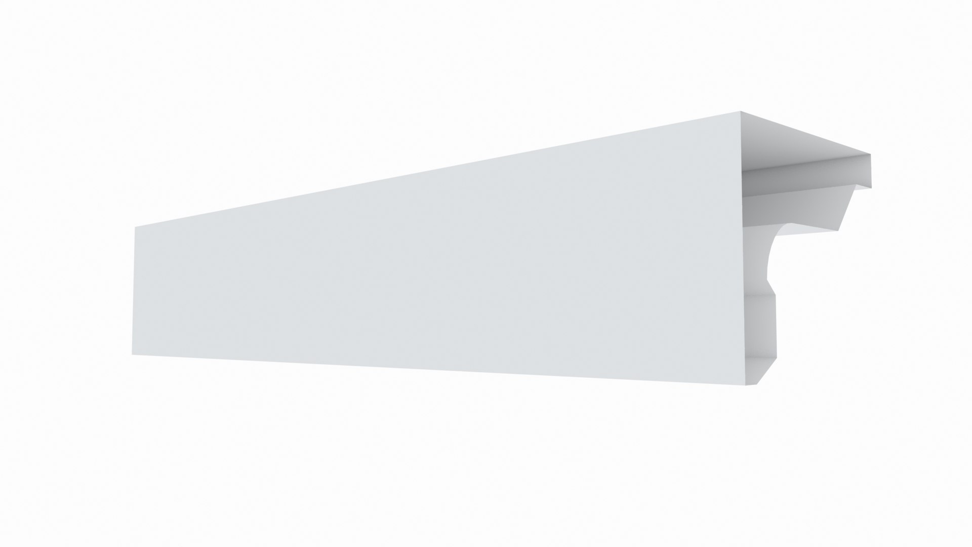 3D Cornice 104 Straight Model - TurboSquid 2026389