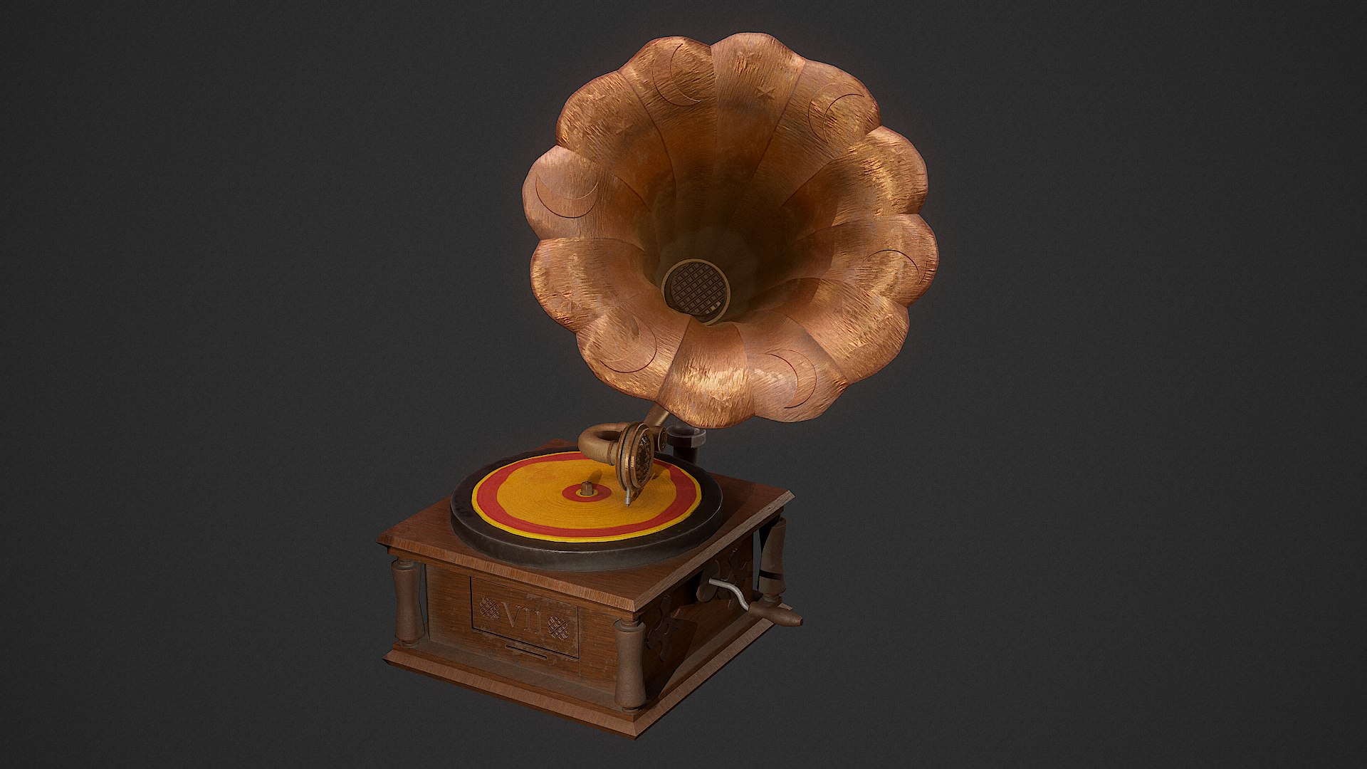 Gramophone 3D - TurboSquid 2240952