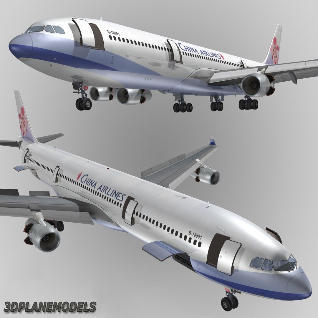 Airbus A340-300 3d Max