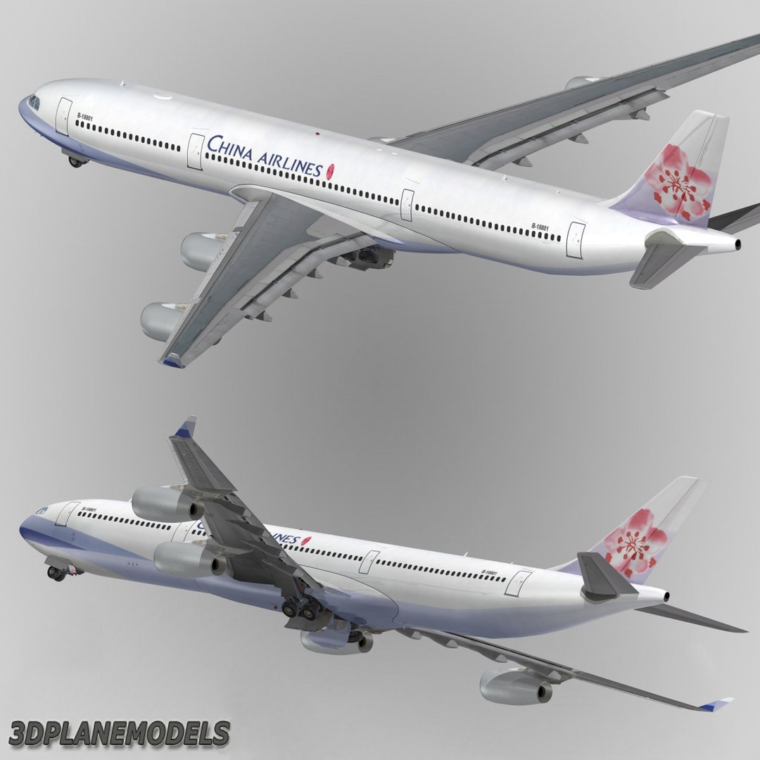 Airbus A340-300 3d Max