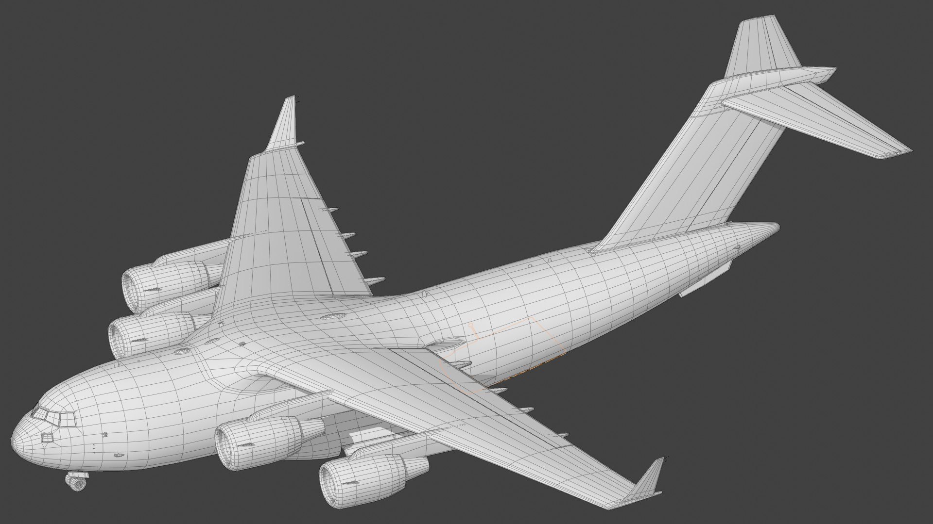 USAF Boeing C17 SC 3D Model - TurboSquid 2273813
