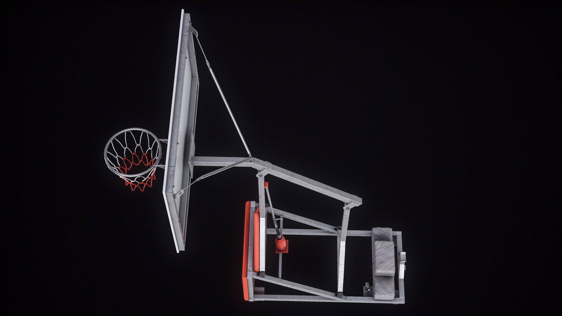 3D Basketball Hoop Mobile PBR - TurboSquid 2146502