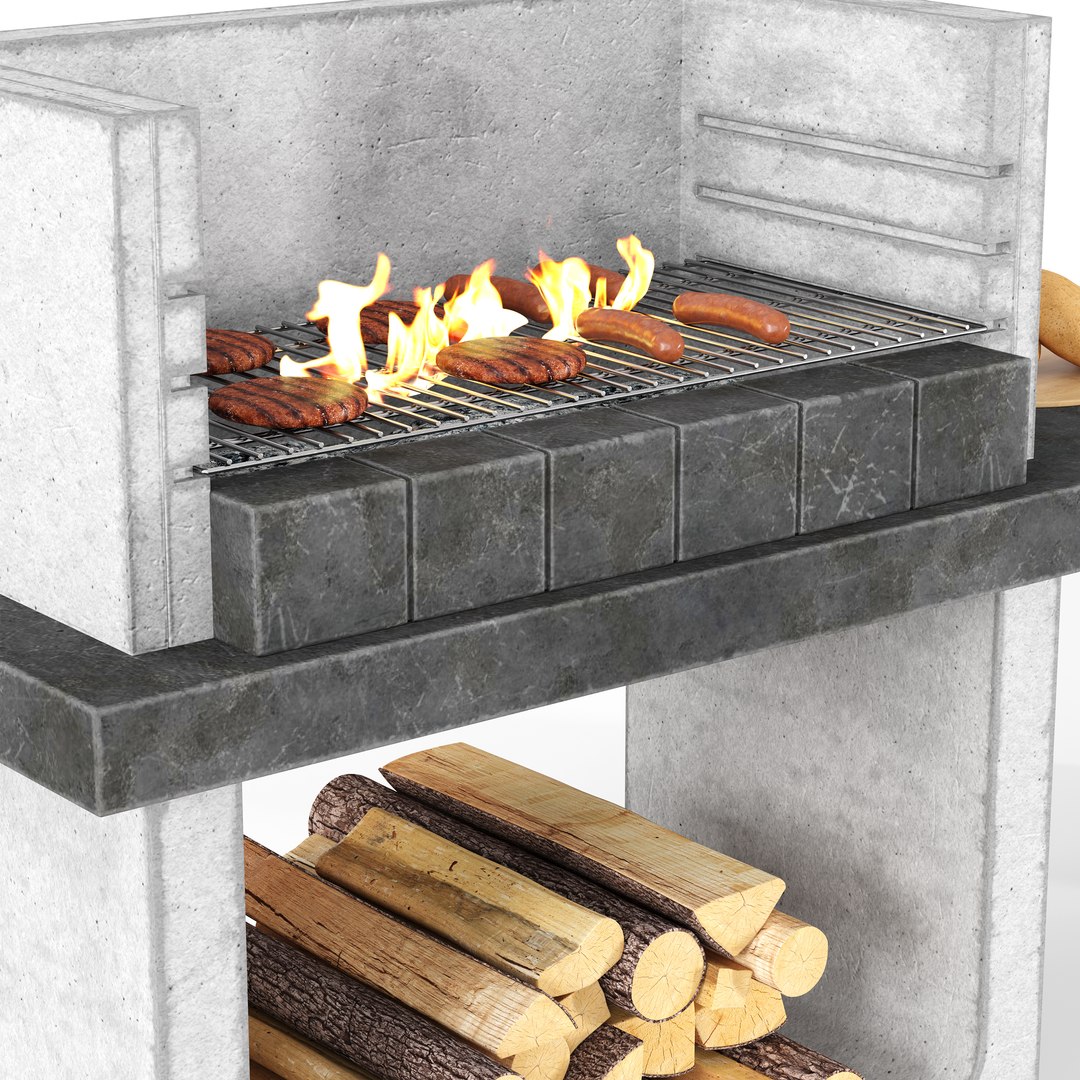 Barbecue 17 3D Model - TurboSquid 1960680