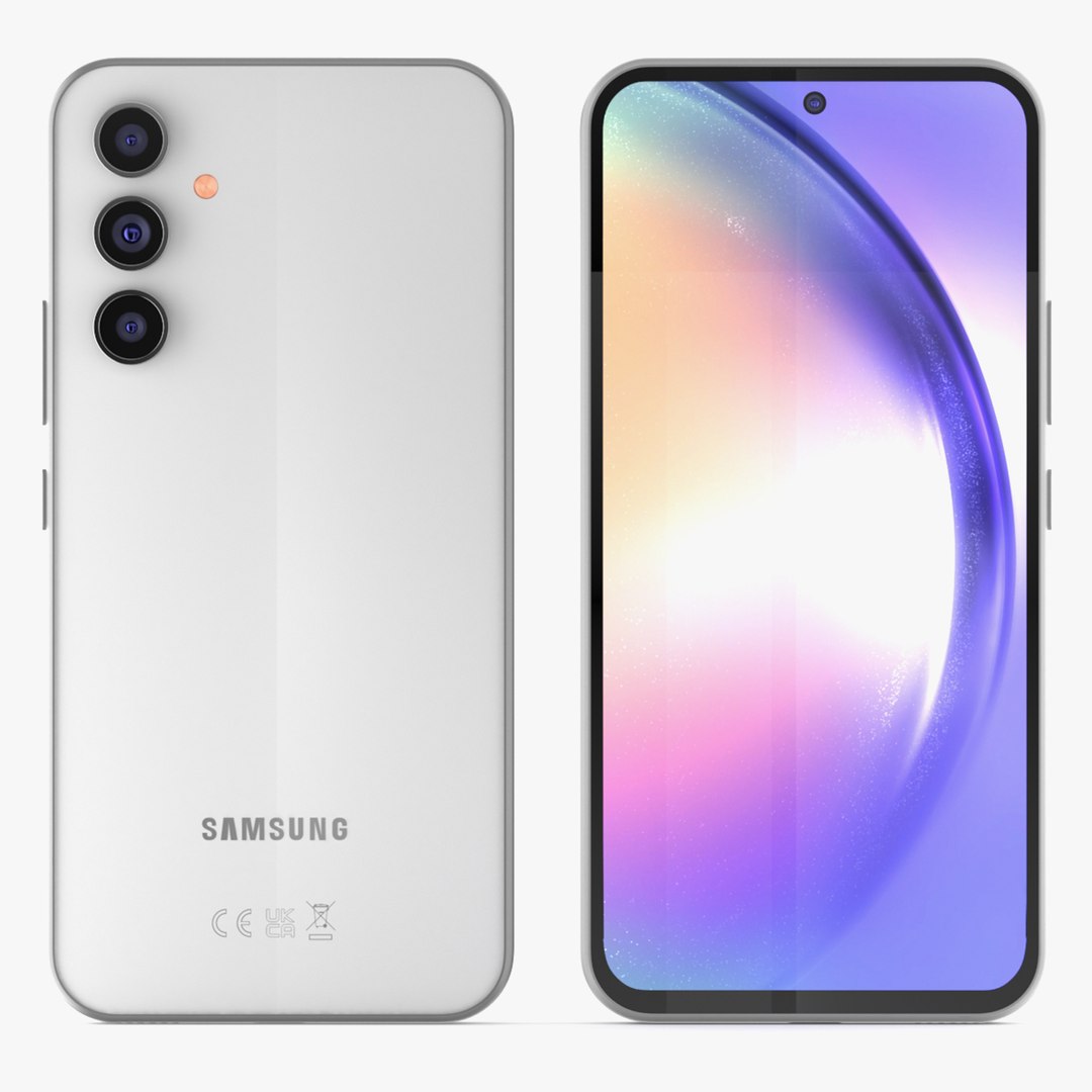 Samsung galaxy A54 White 3D model - TurboSquid 2101257
