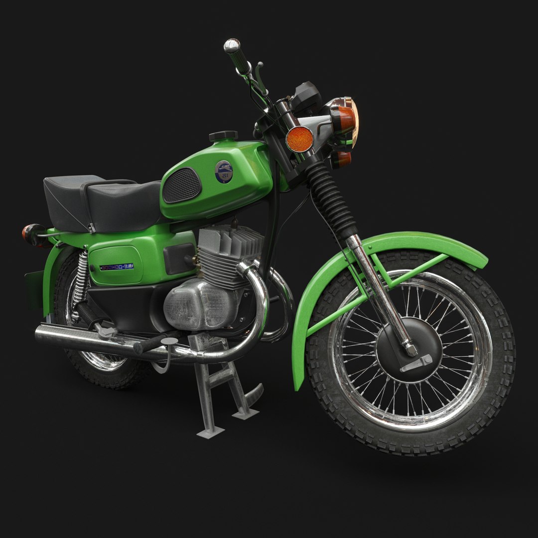 Soviet motorcycles voskhod moto 3D - TurboSquid 1357819