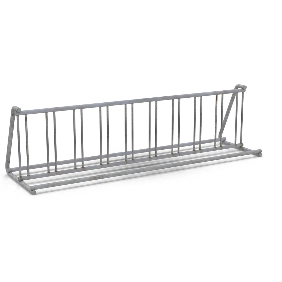 bike rack 3d model