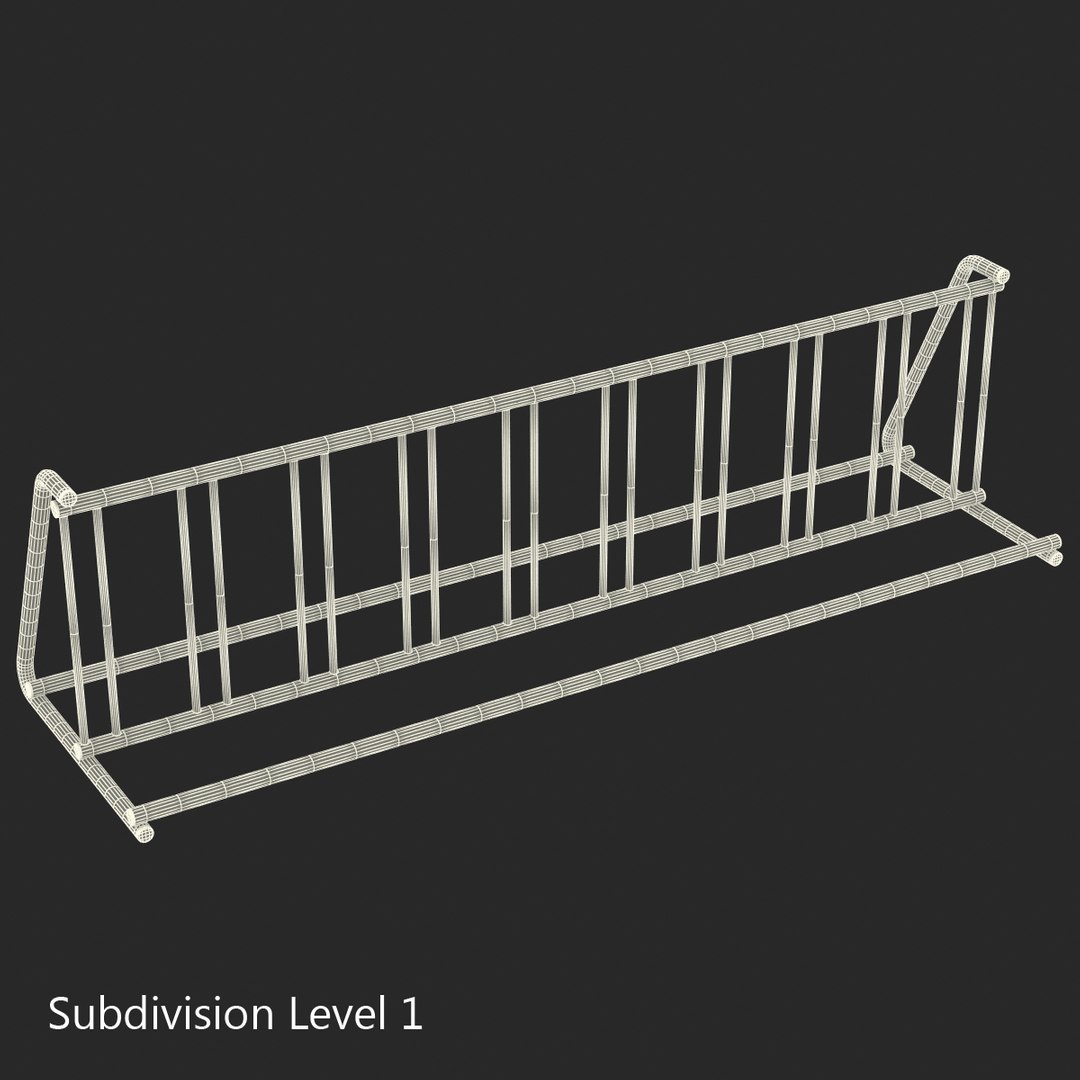 bike rack 3d model