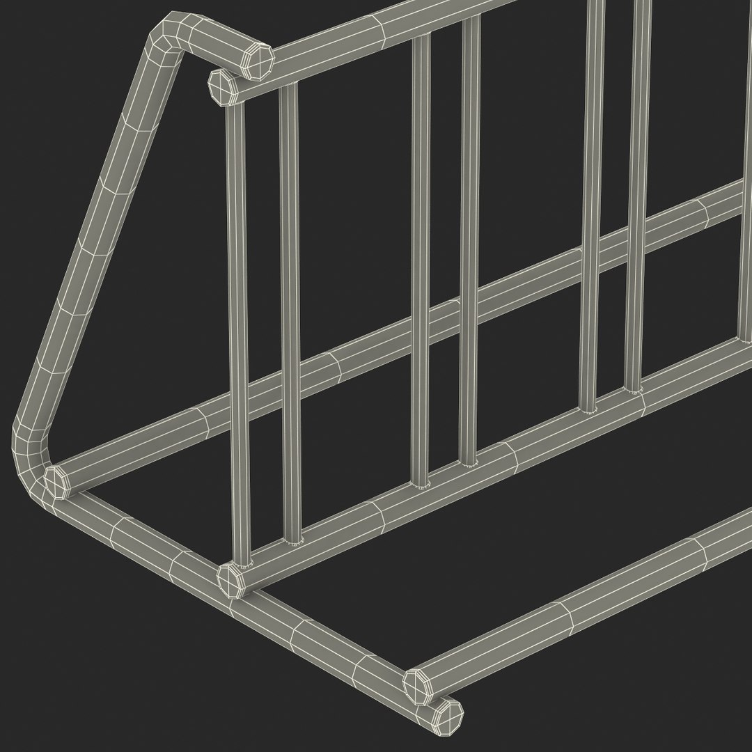 bike rack 3d model