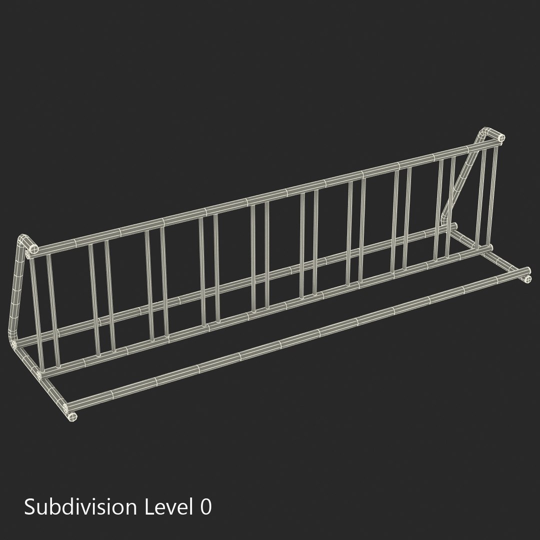 bike rack 3d model