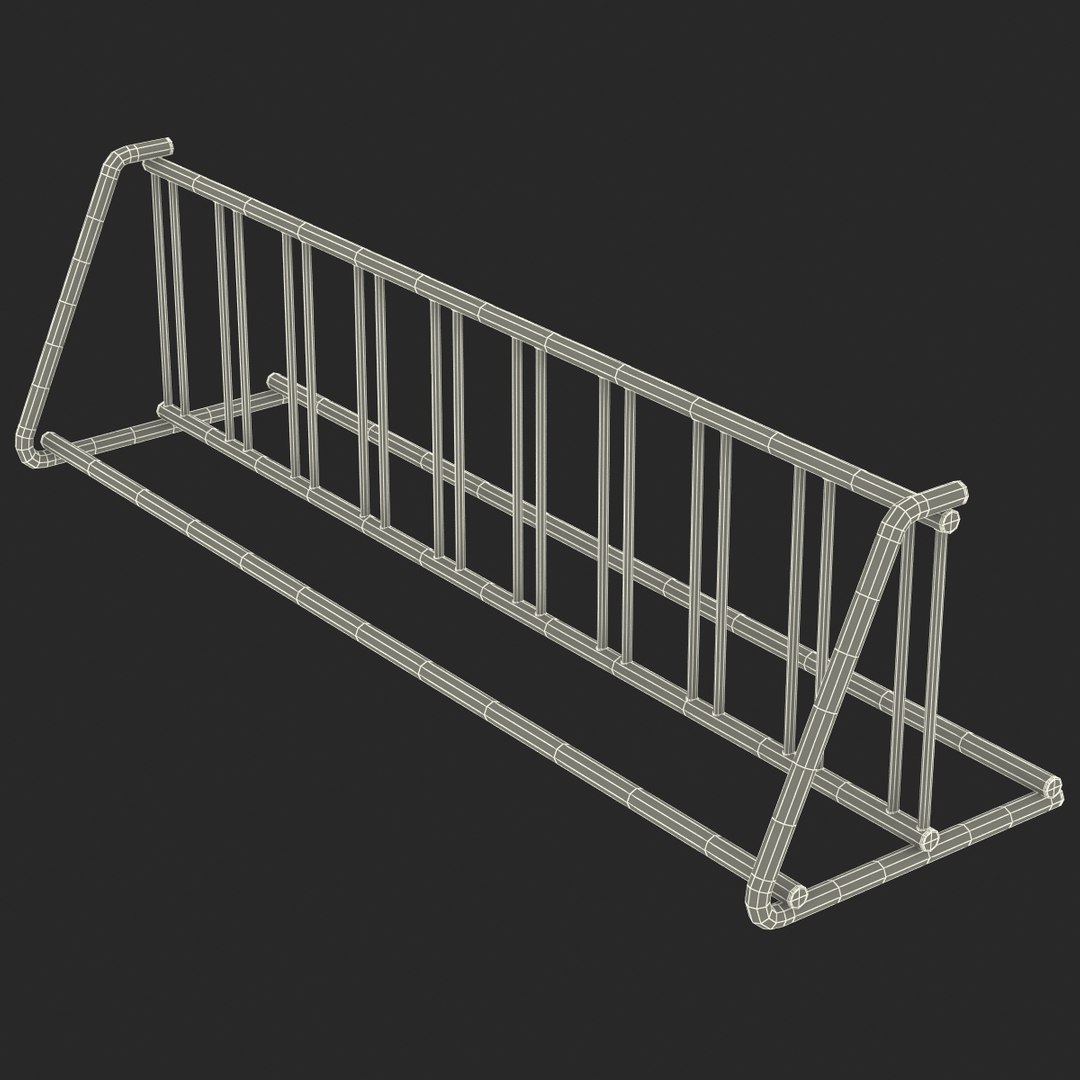 bike rack 3d model